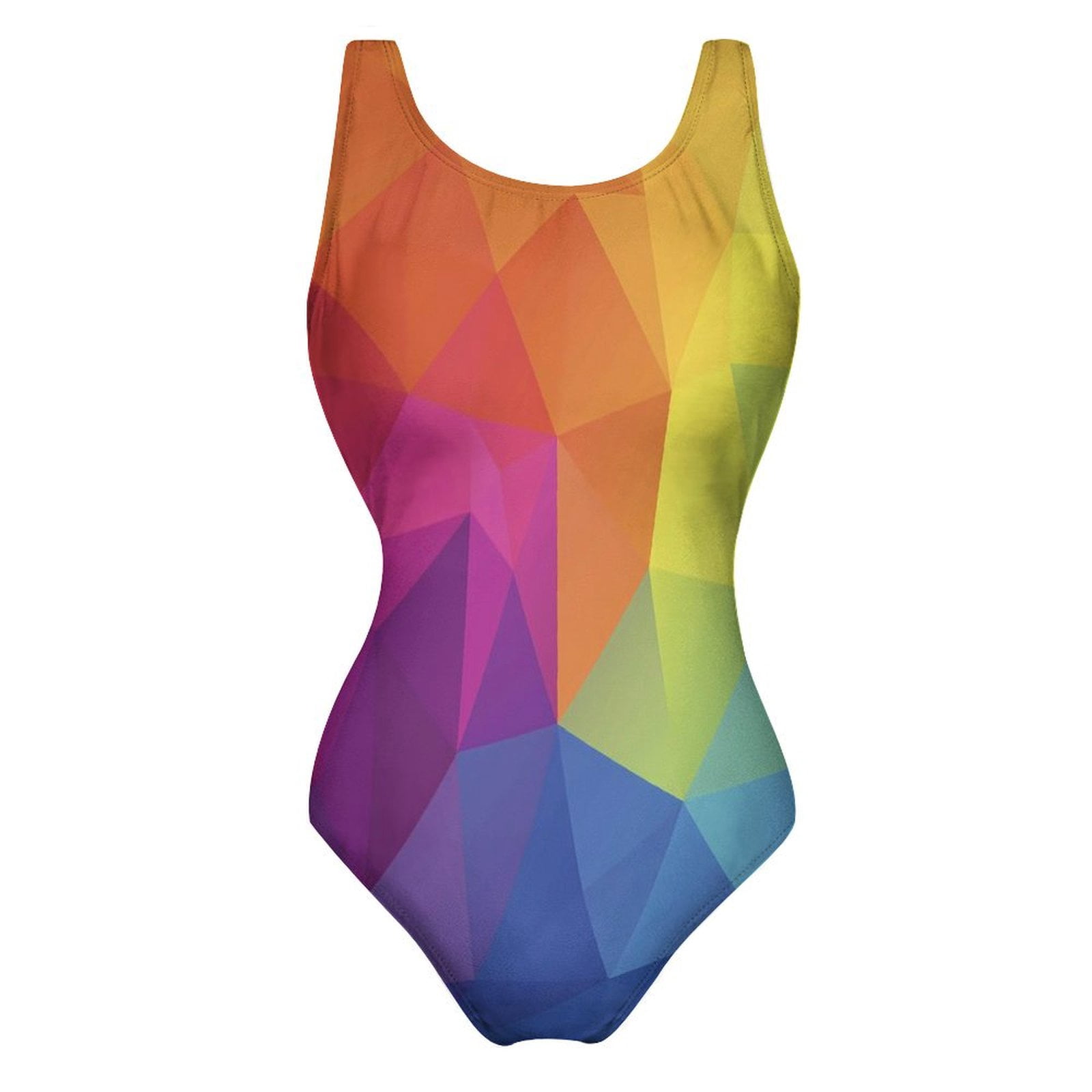 Bright Swimsuit Abstract Art Push Up Swimwear OnePiece Vaion Bath ...