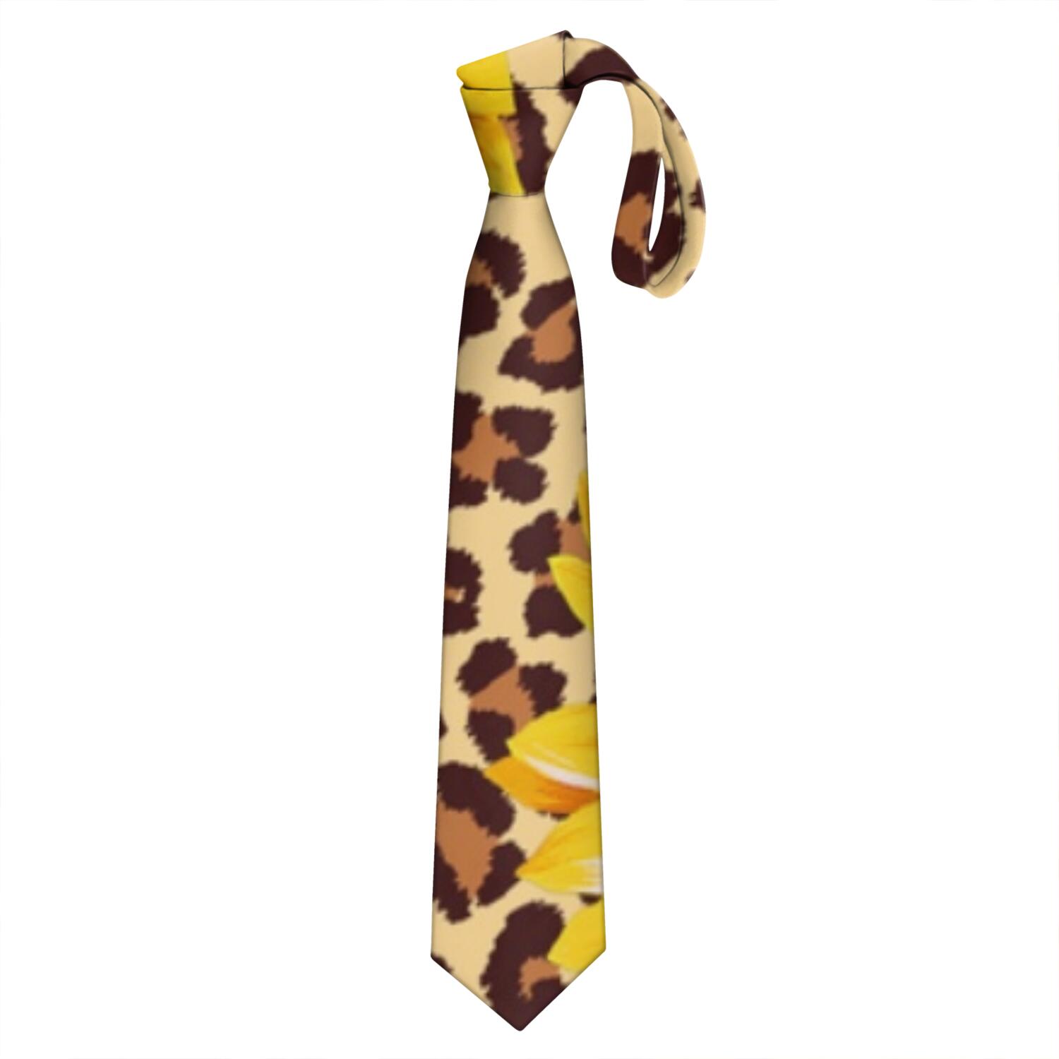 Bright Tie & Polyester Tie Option: Colorful Sunflower Tie, Stylish and ...