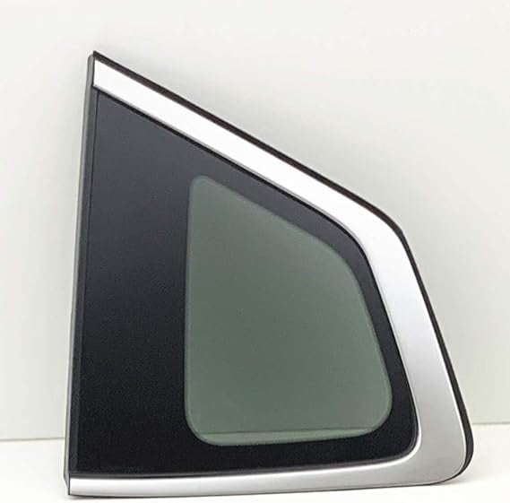 Bright Trim Style Driver Left Side Quarter Window Quarter Glass ...