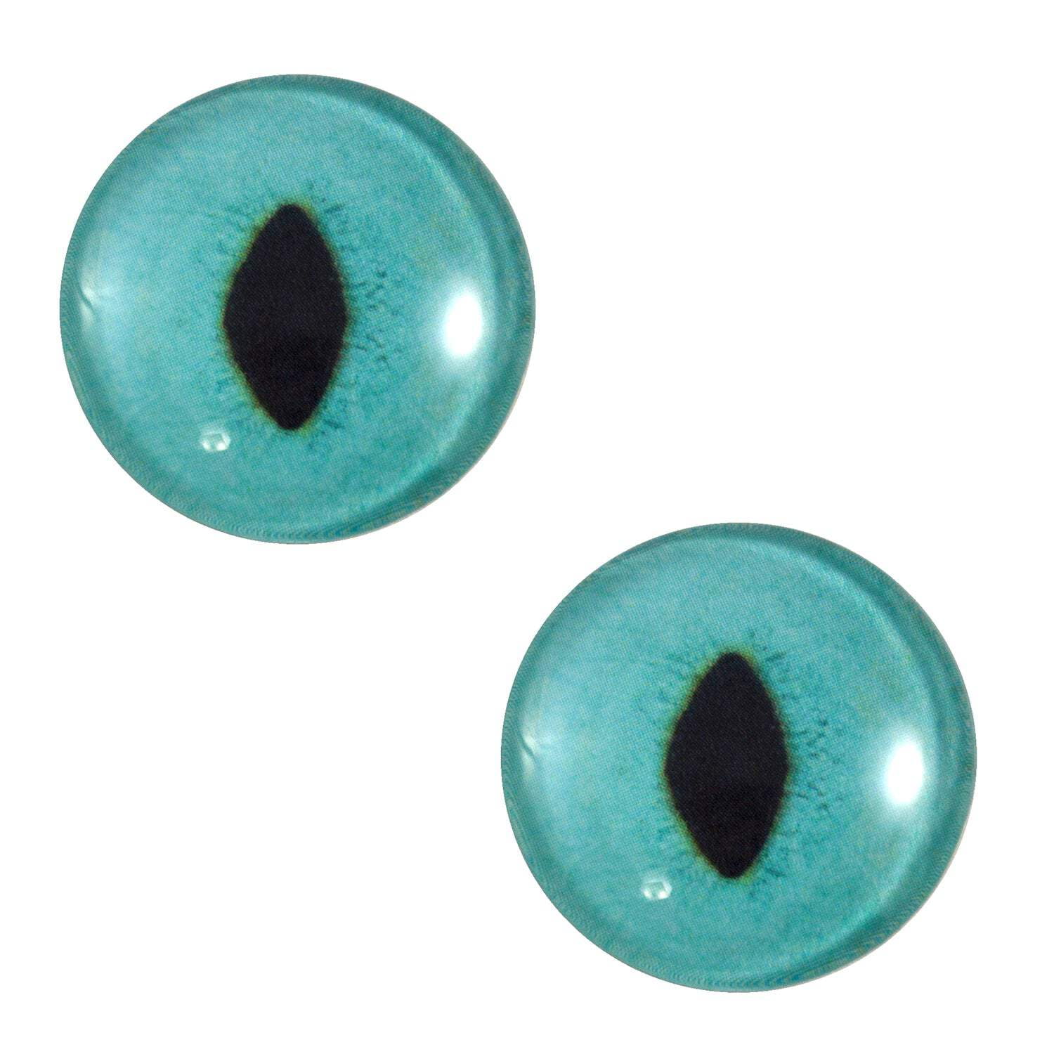 Bright Turquoise Cat Glass Eyes - Walmart.com