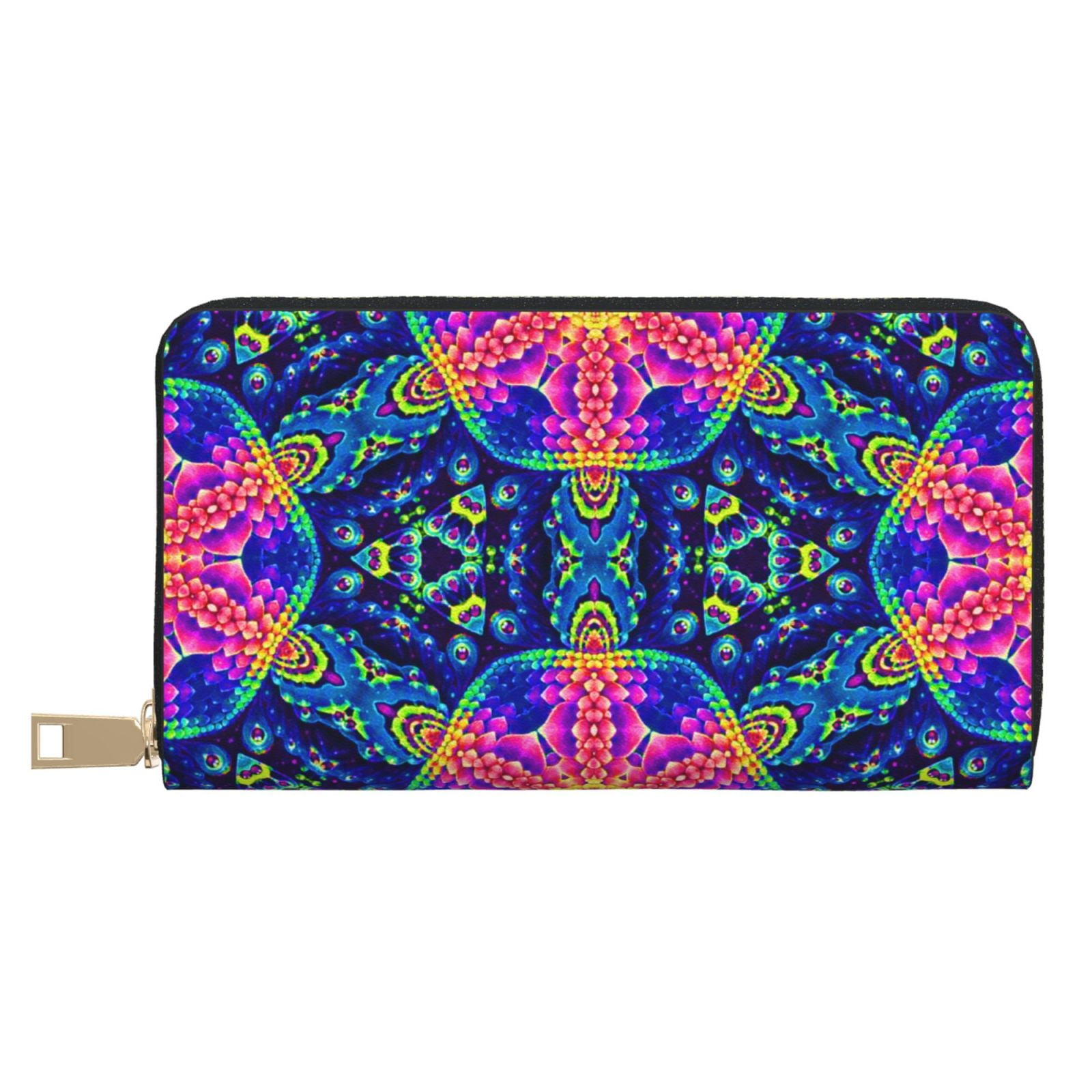 Bright Turtles Wallet Women, Leather Bifold Multi Card Wallet, Women's ...