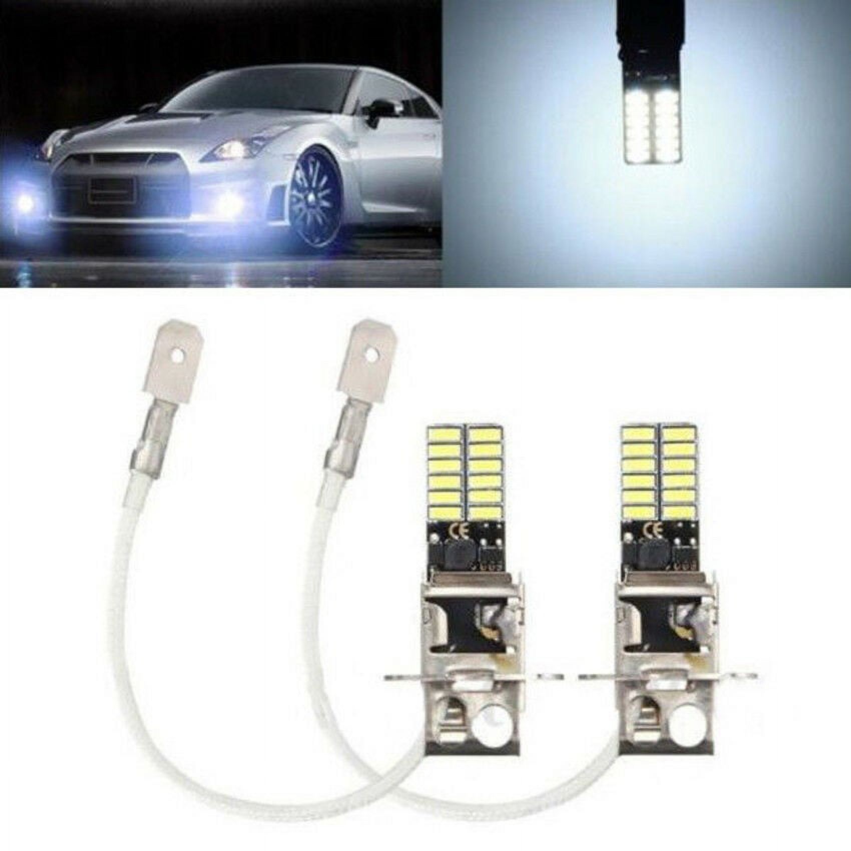Bright Vehicle H3 6500K 24-Smd 4014 Driving Drl Lamp Led Bulb Car Fog ...