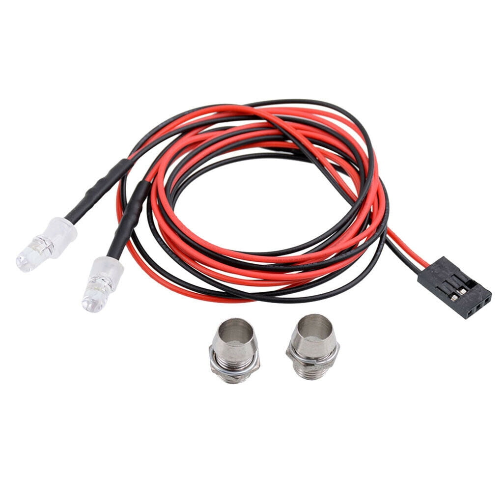 Bright Versatile RC Model LED Lights, 2 Leds, 70cm Cable Length, Easy ...