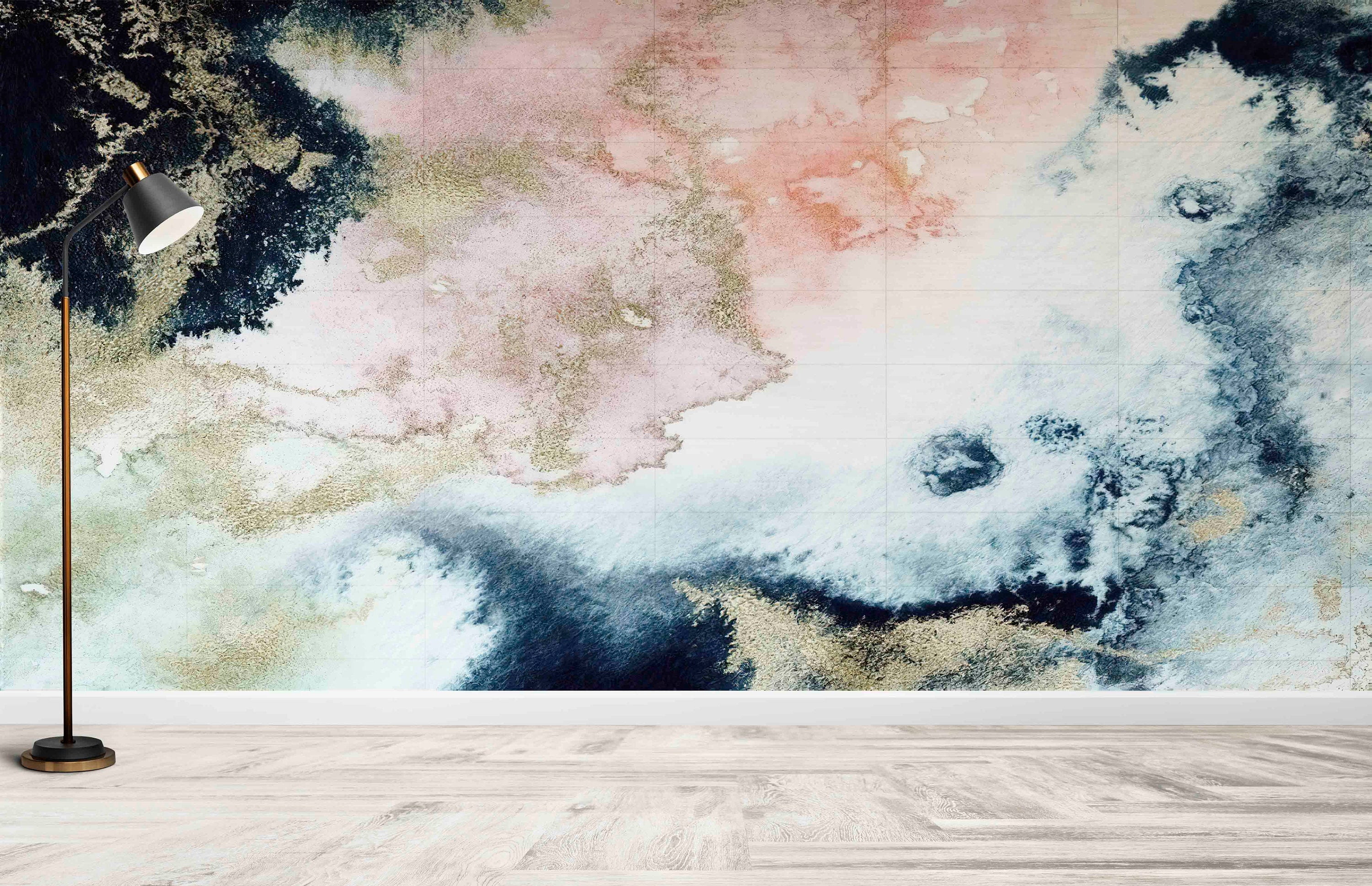 Bright Wallpaper, 3d Wallpaper, Paper Wall Art Gold Marble Mural ...