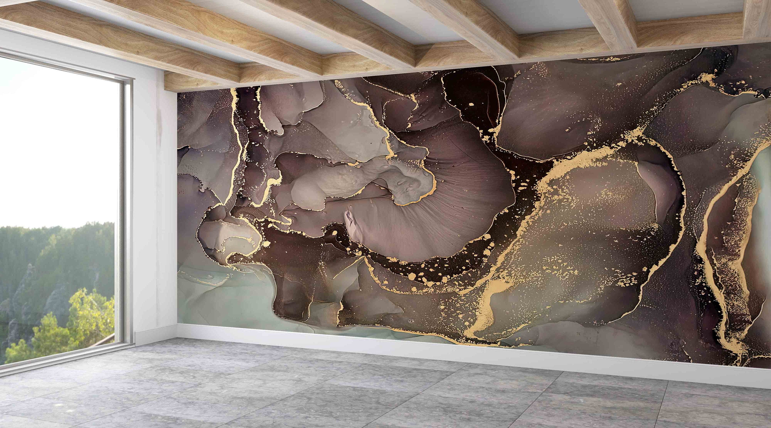 Bright Wallpaper, Modern Marble Wall Art, 3d Wallpaper, Paper Wall Art ...
