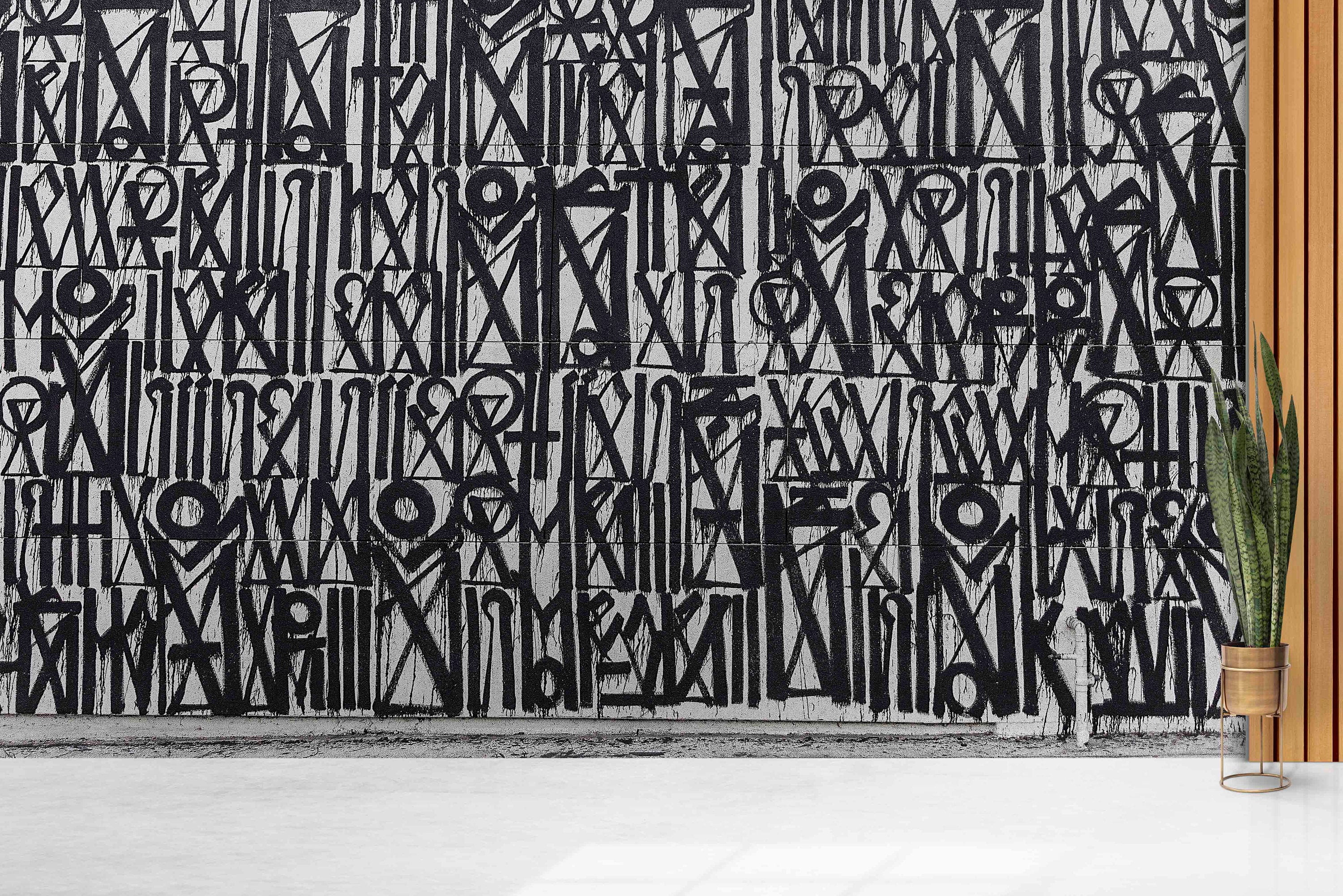 Bright Wallpaper, Retna, Street Graffiti Wall Poster, Paper Wall Art ...