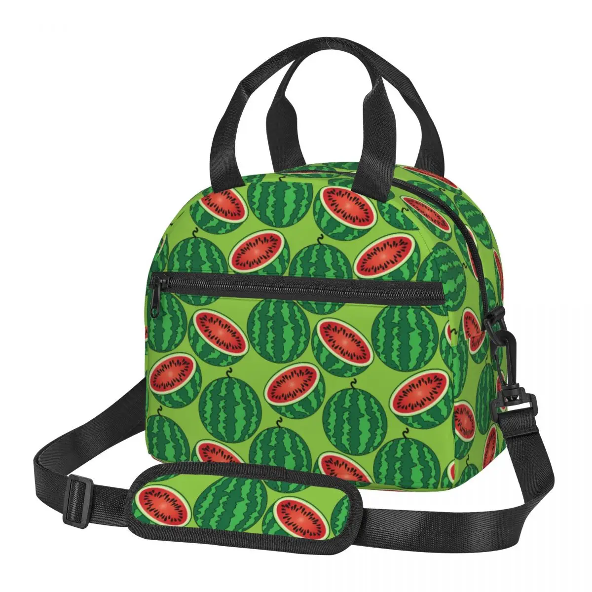 Bright Watermelon Large Thermal Insulated Lunch Bags With Adjustable ...
