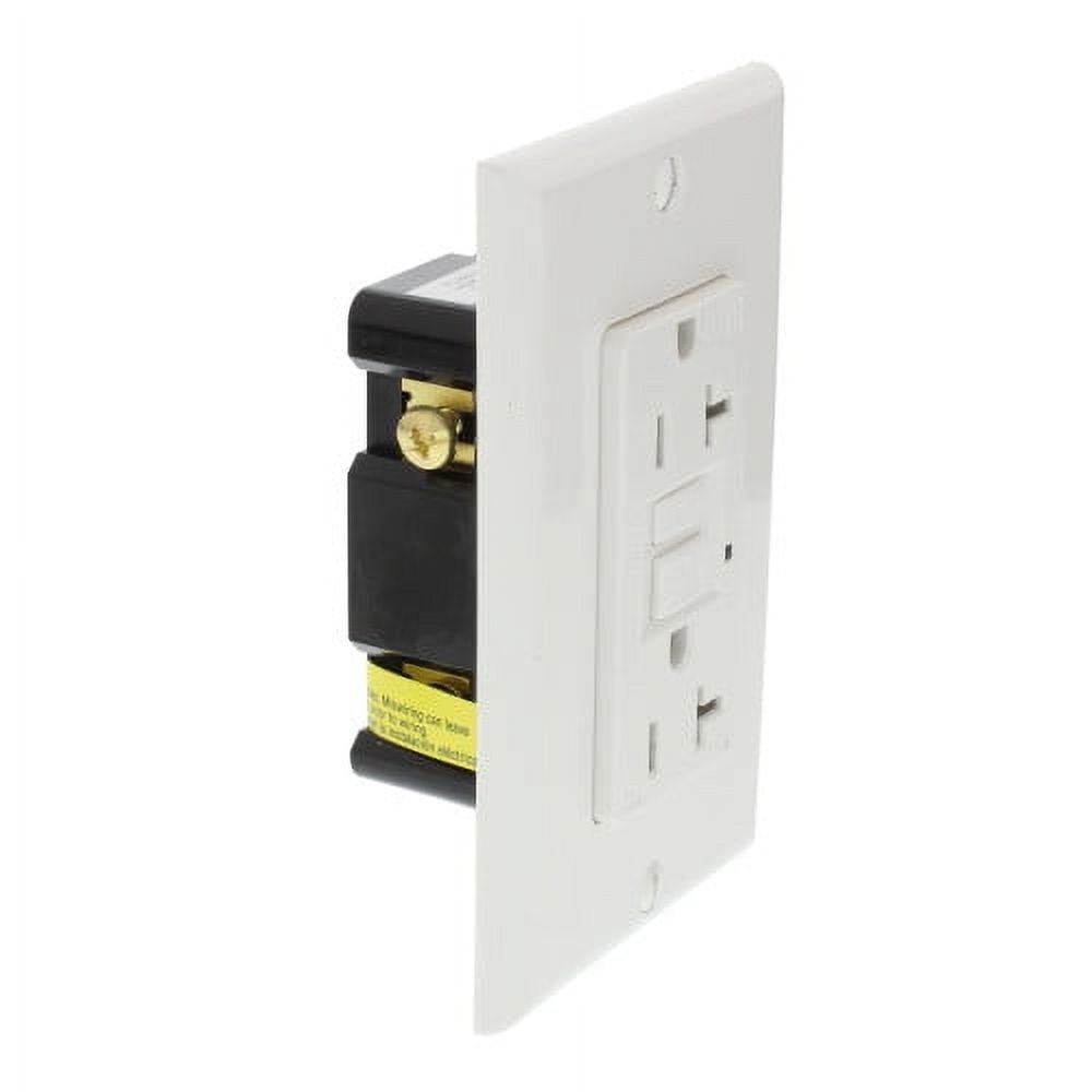 Bright-Way GFCI20WH Tamper-Resistant Safety GFCI Outlet, 20 Amp ...