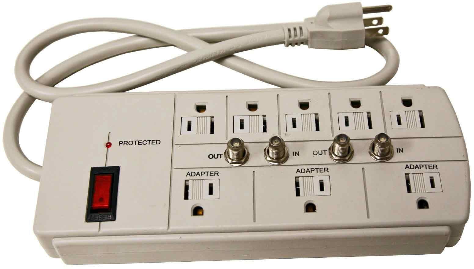 Bright-Way MP8TV Surge Protector - Walmart.com