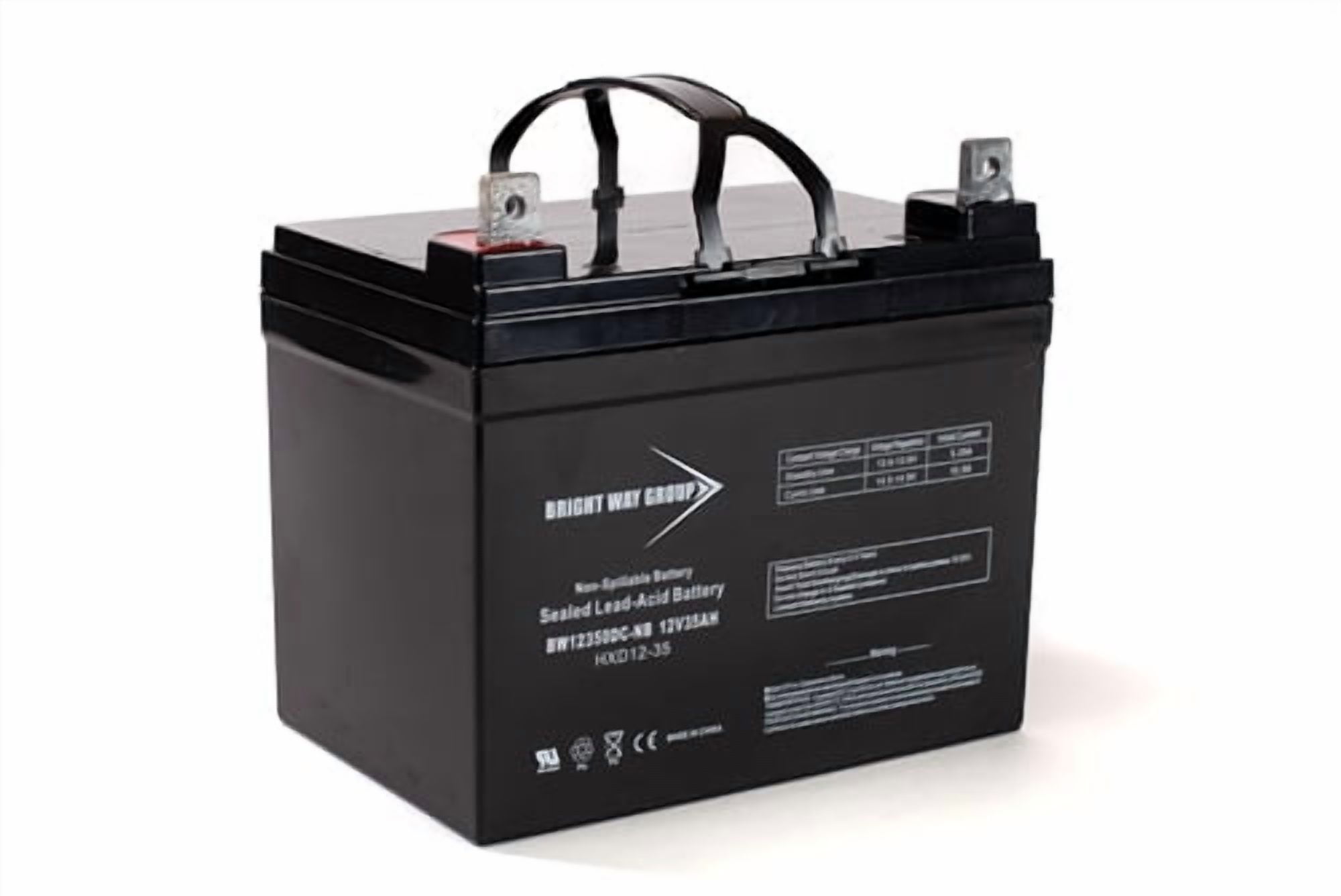 Bright Way Replacement Battery for MK MU-1 SLD M 12V 35Ah NB Sealed ...