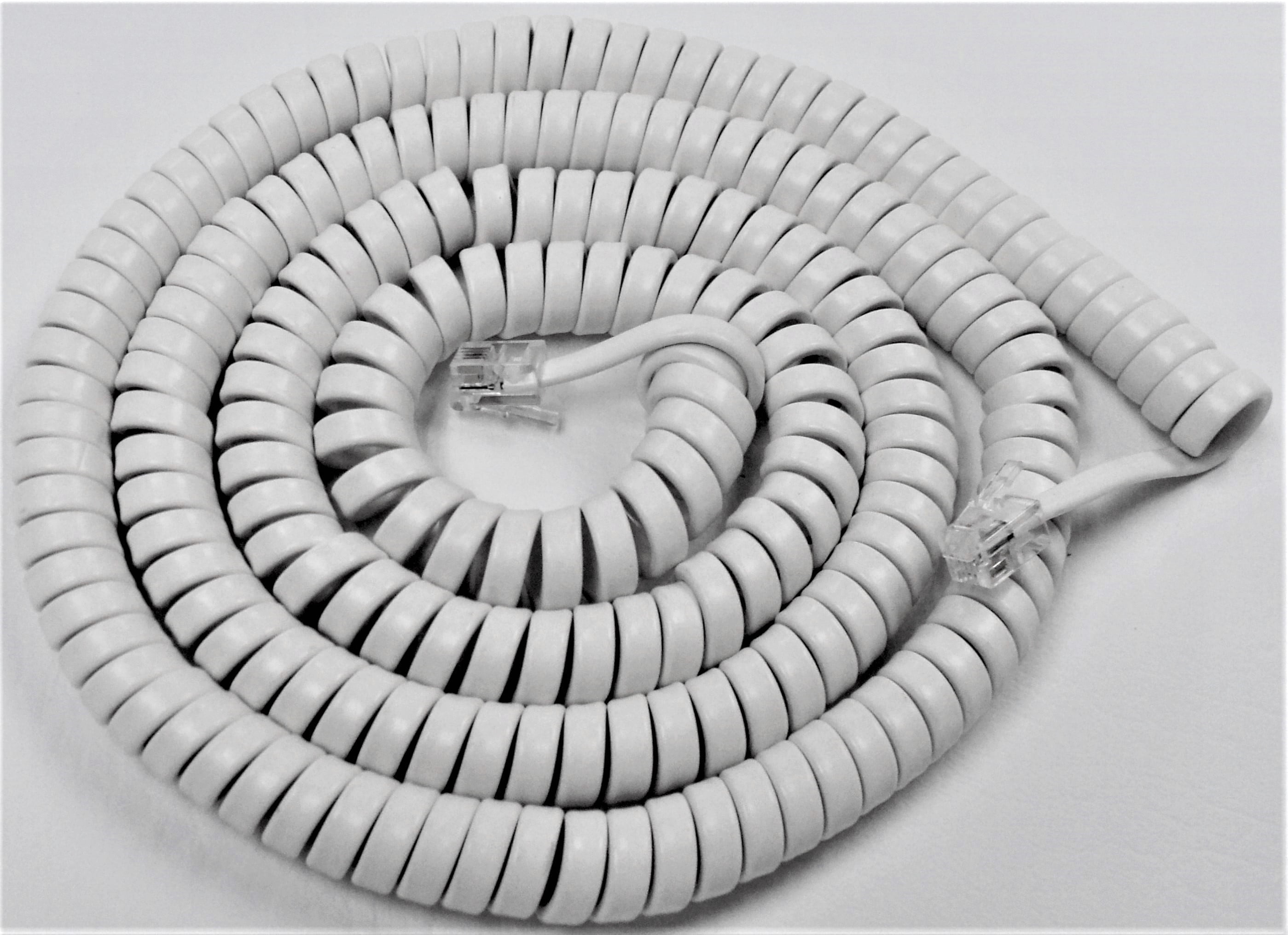 Bright White 25Ft Handset Cord for Panasonic KX T7600 Series, Long ...