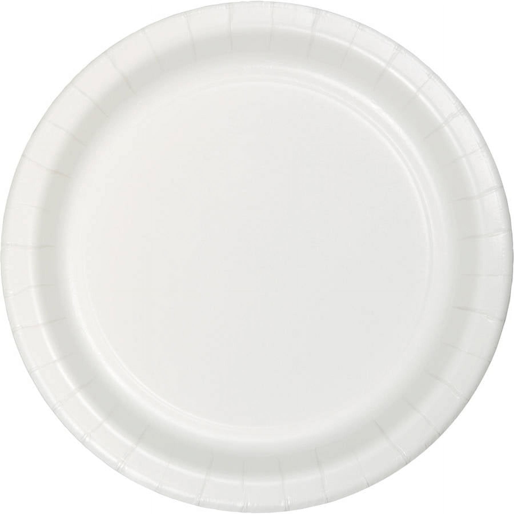 Bright White Paper Banquet Plates, 24-Pack - Walmart.com