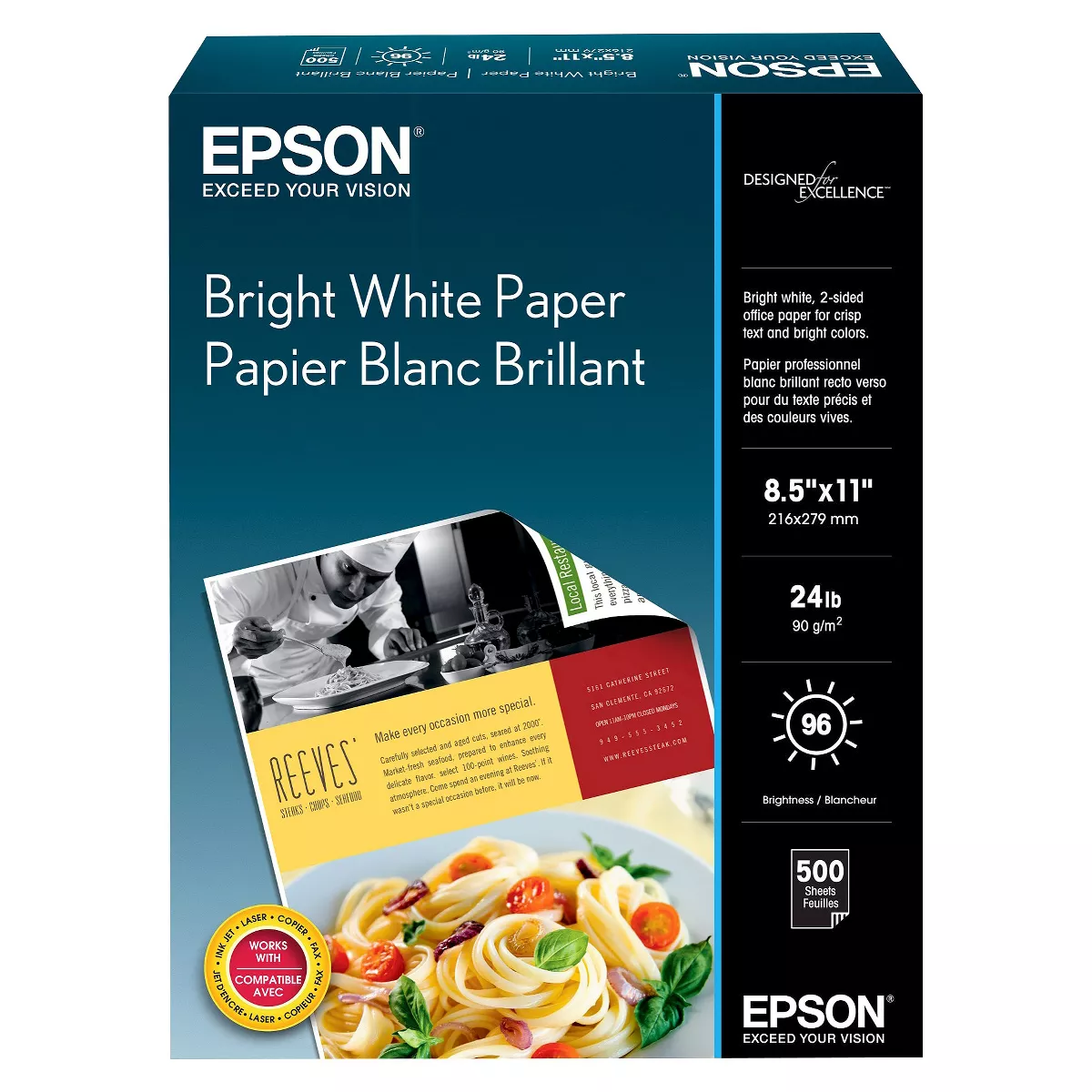 Bright White Printer Paper - Walmart.com
