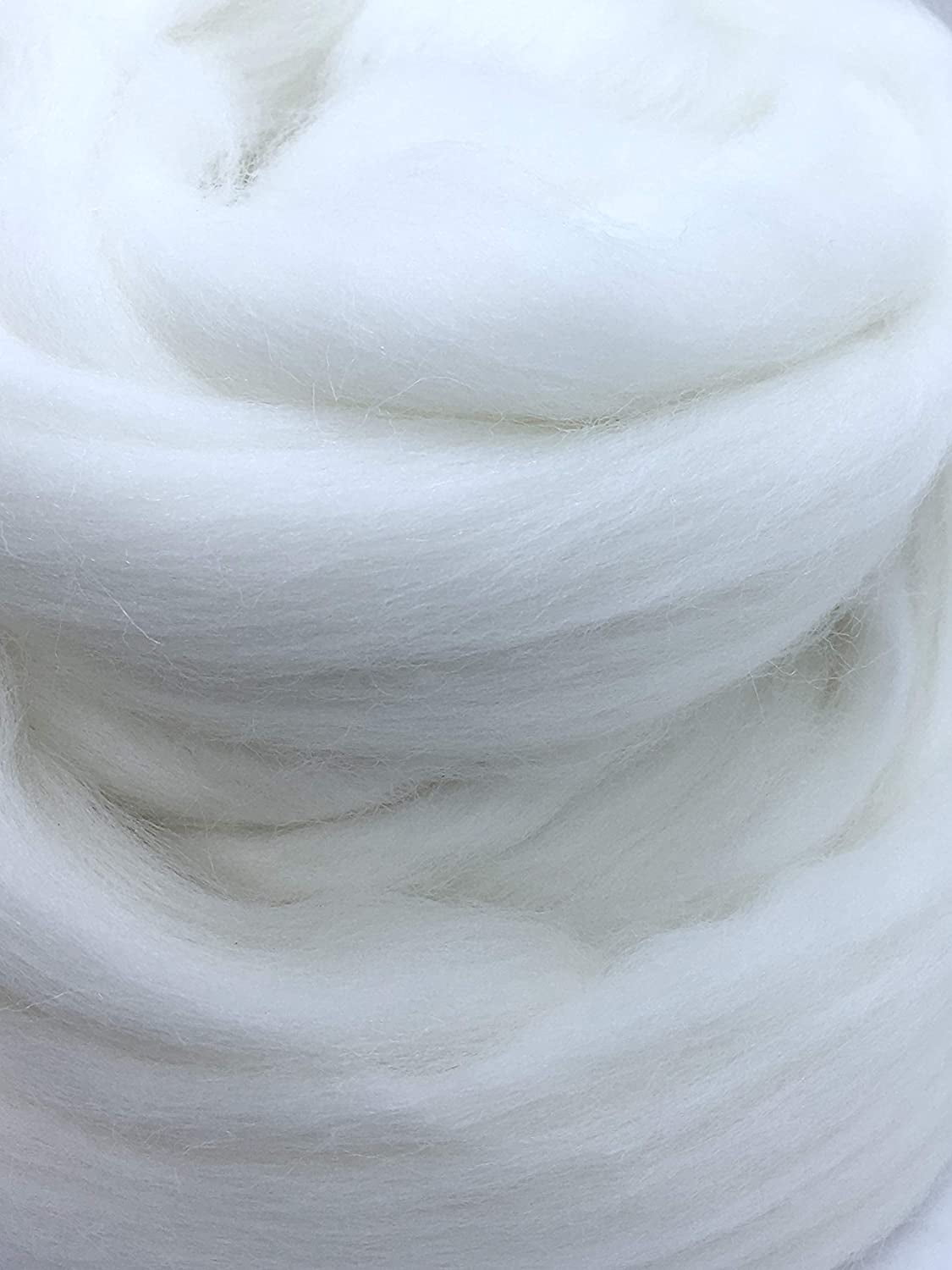 Bright White Wool Roving Merino Shep's Wool Merino White Felting Wool ...