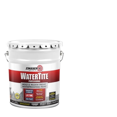 White, Zinnser Watertite General Purpose Waterproofing Paint- 369381 ...