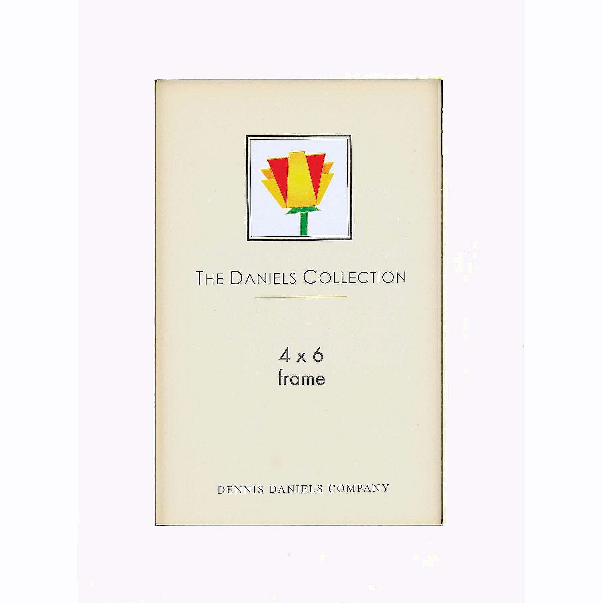 Bright-White bevelled wood classic by Dennis Daniels - 4x6 - Walmart.com