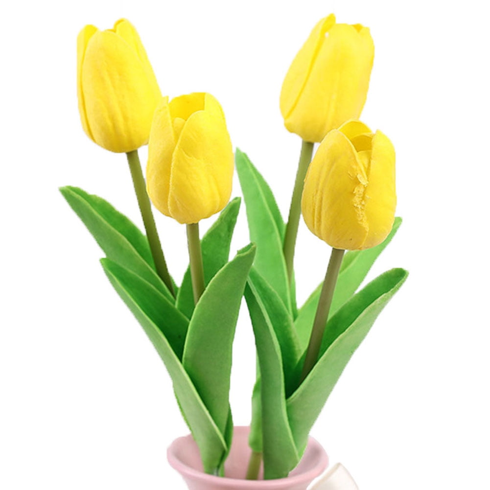 Bright Yellow Artificial Flower Bouquet for Home and Commercial Party ...