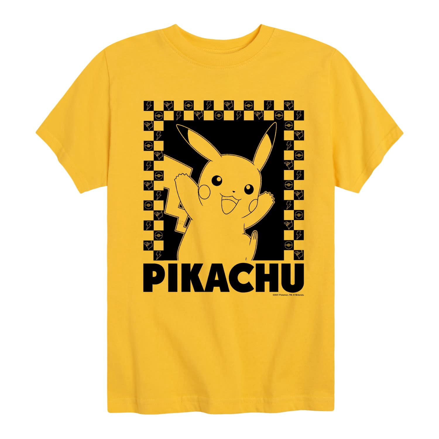 Bright Yellow Cartoon Character Graphic T-Shirt - Fun and Playful ...