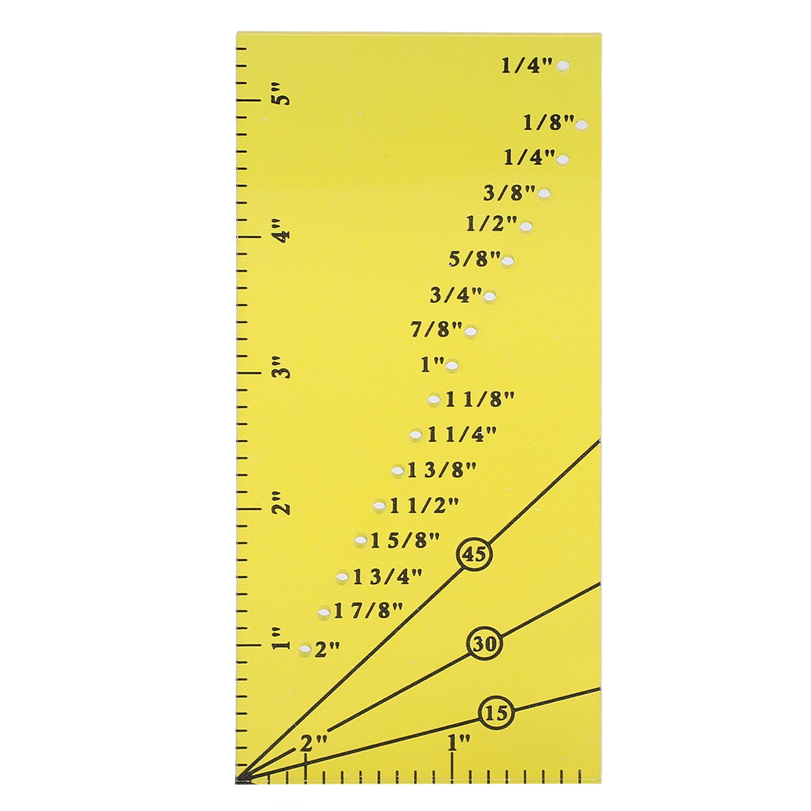 Bright Yellow Magnetic Seam Guide Acrylic Seam Guide Ruler with Nonslip ...