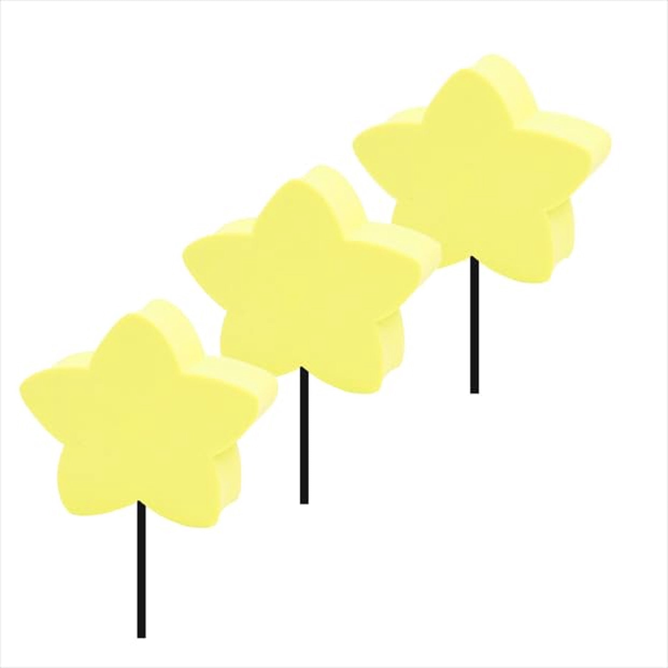 Bright Yellow Star Antenna Toppers for Easy Car Identification ...