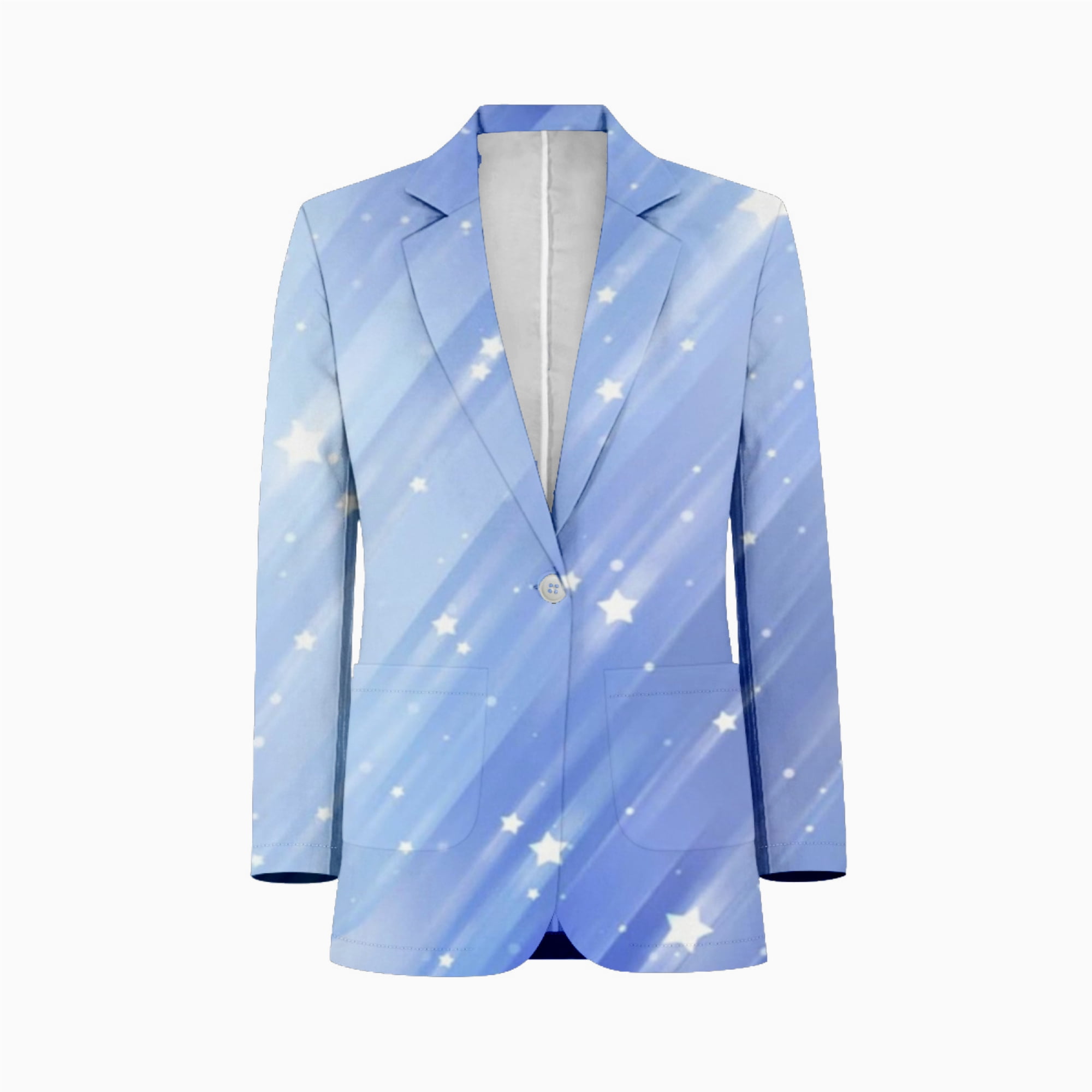 Bright abstract blue background with glitter and stars Mens Suits Shawl ...