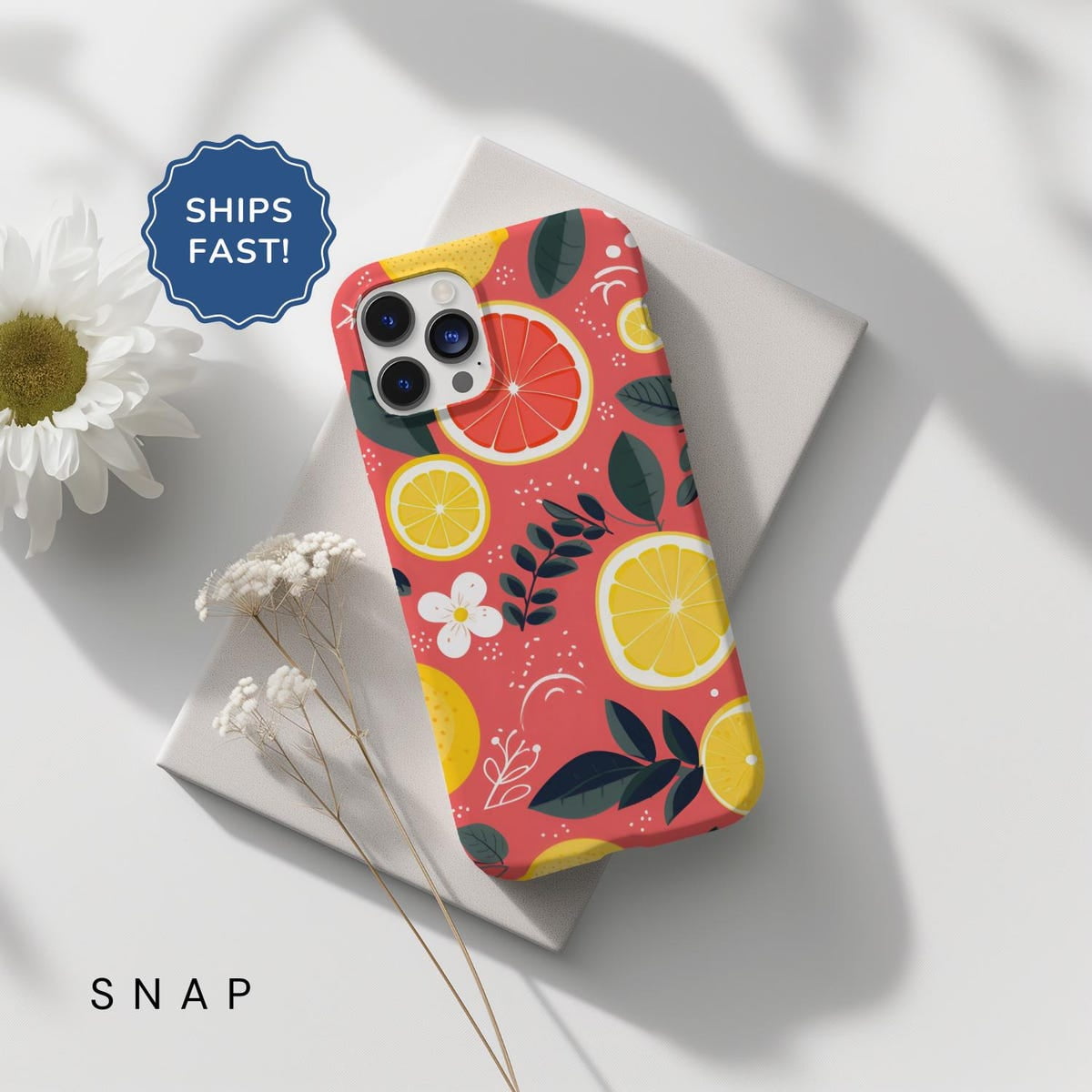 Bright and Cheerful Summer Aesthetic MagSafe Phone Case with a Zesty ...