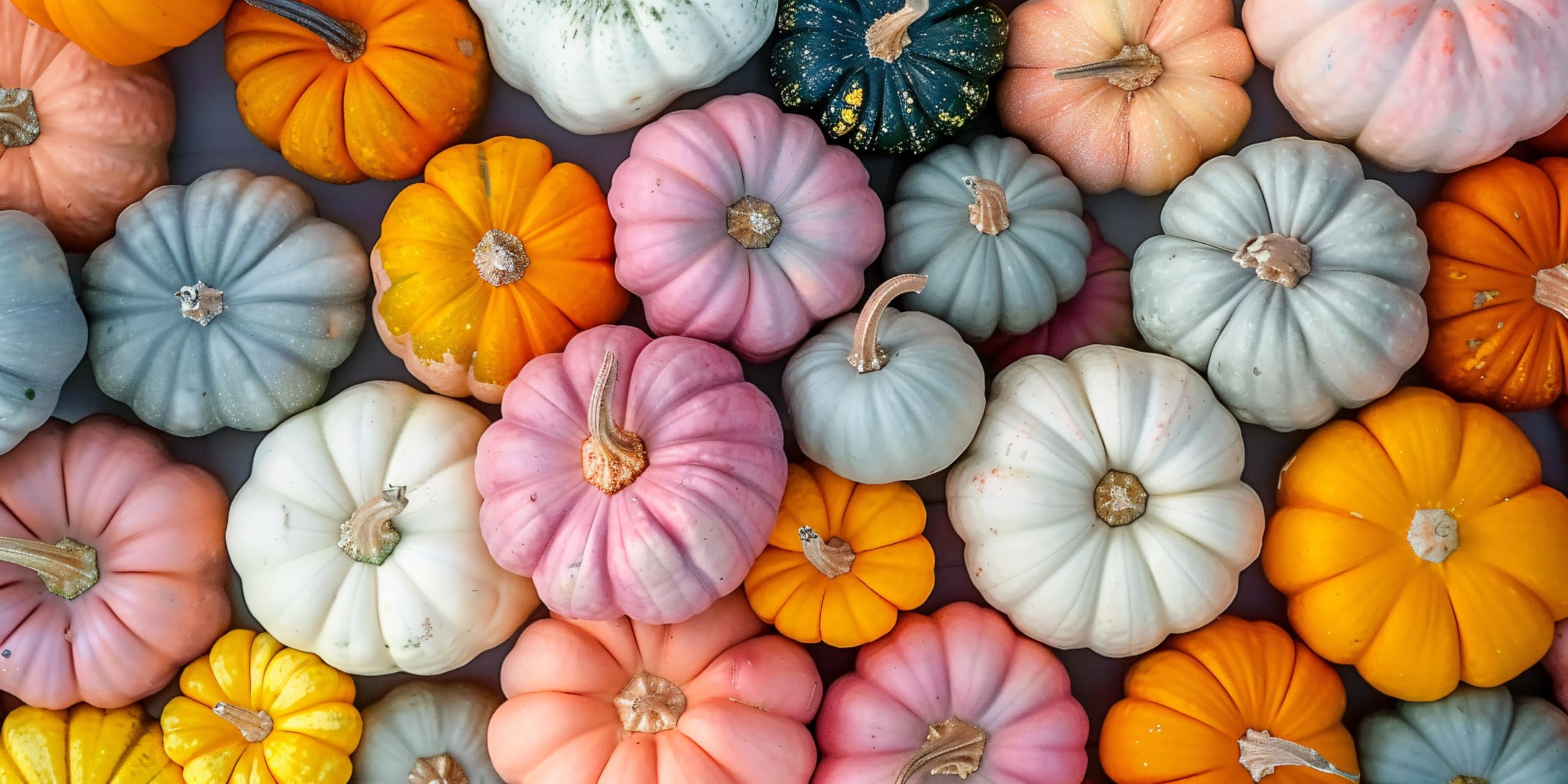 Bright and Colorful Pumpkin Patch Seeding Kit (20 Mixed Seeds) - Mix of ...