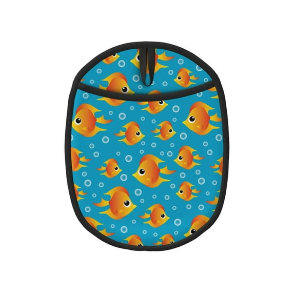 Bright golden cartoon fish Pot Holders for Kitchen - Heat Resistant ...