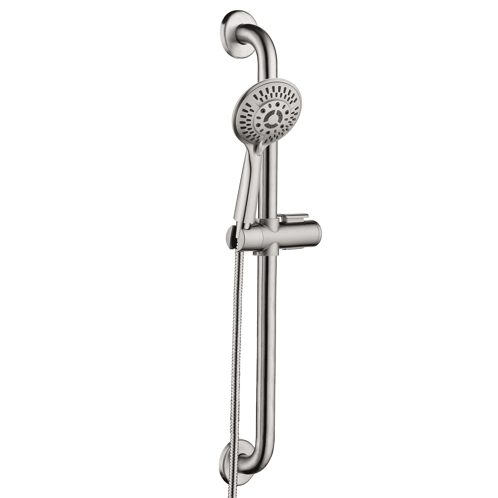 Bright Showers ADA Compliant Handheld Shower Head with Stainless Steel ...