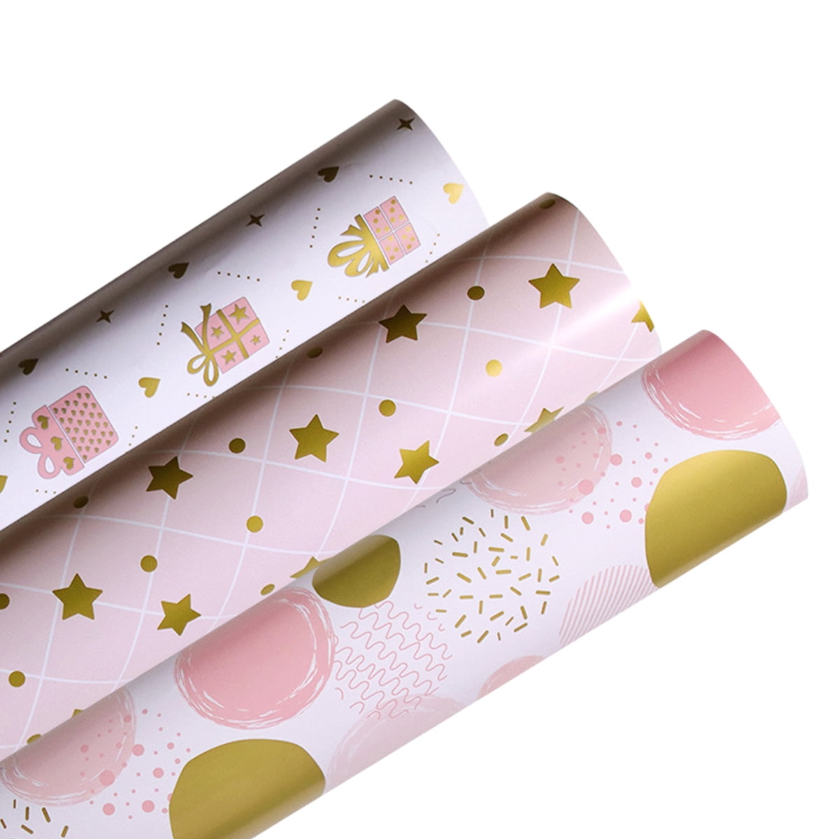 Bright surface copper paper metal tender powder cute baby printing gold ...