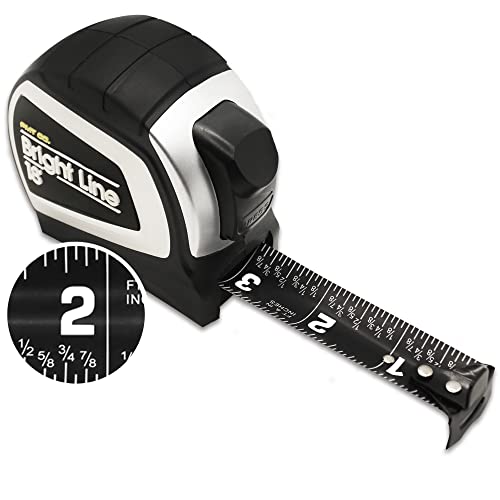 - BrightLine High Contrast Dark Mode Easy Read Tape Measure for Low ...