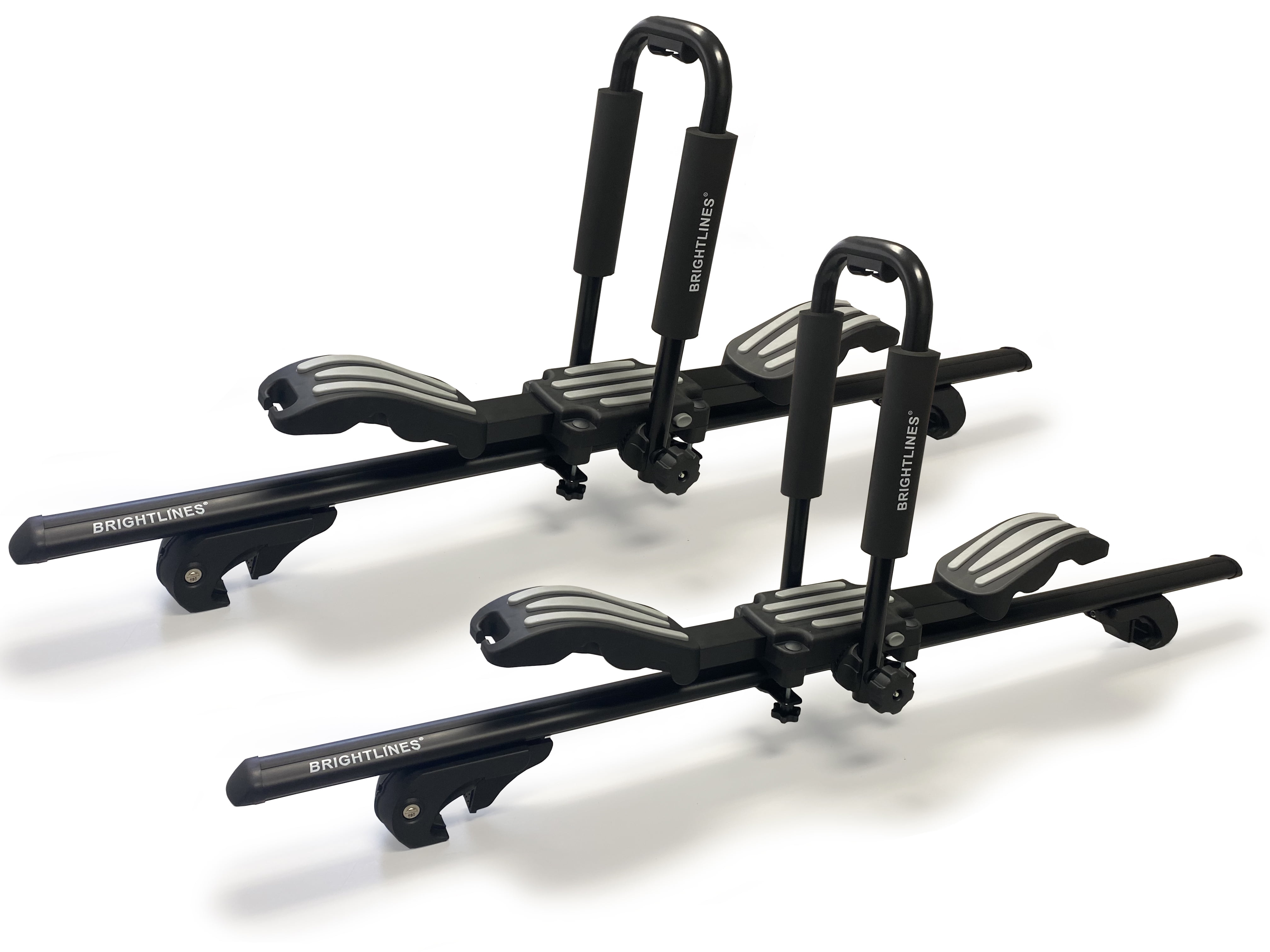 BrightLines 53" All Black Lockable Universal Cross Bars Roof Racks ...