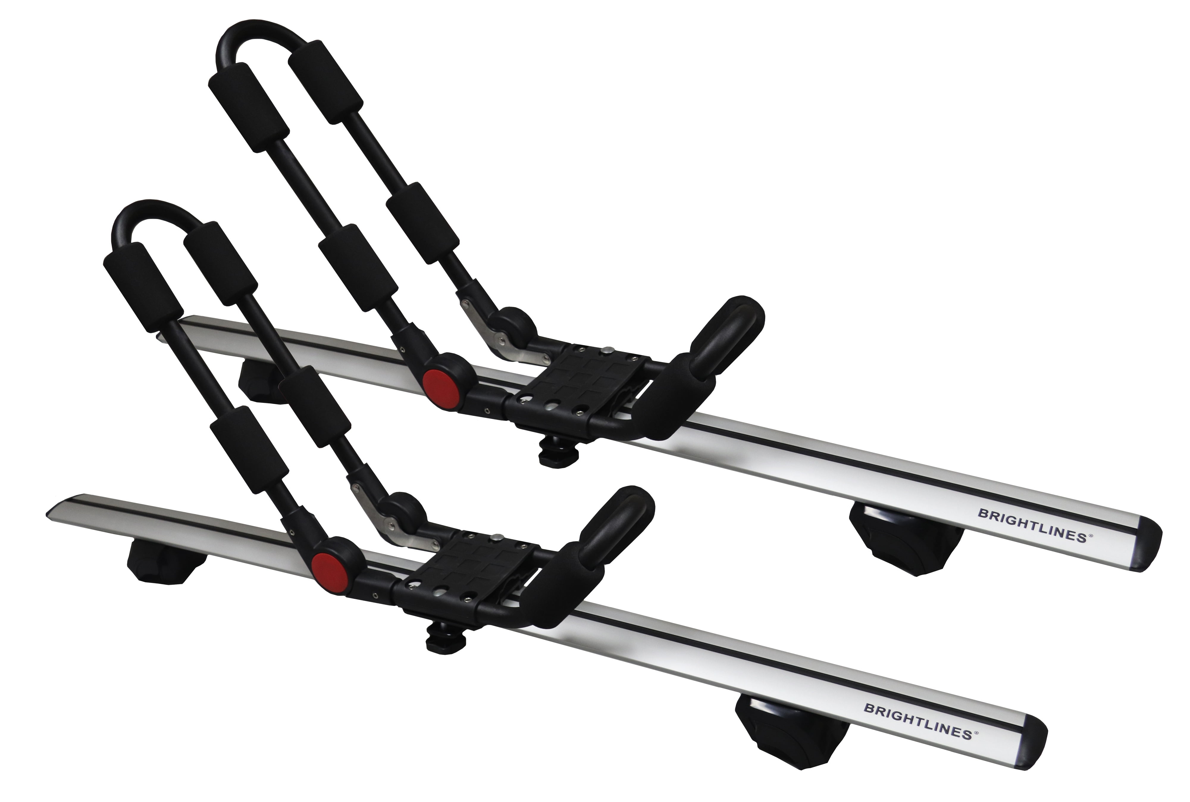 BrightLines Roof Rack Cross Bars Kayak Rack Combo Compatible with Volvo ...