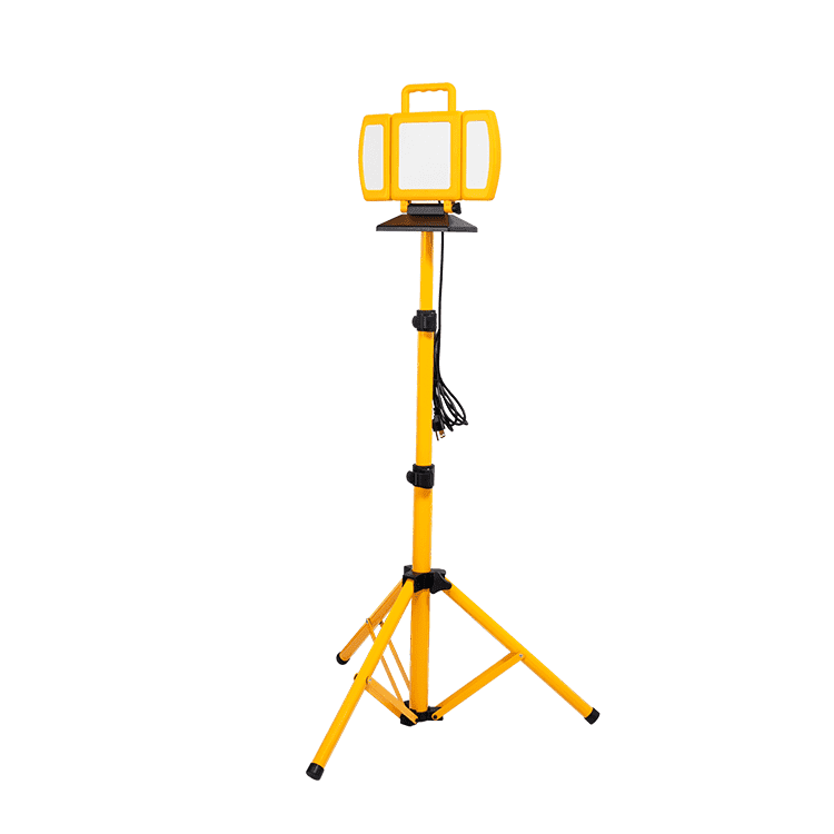 BrightLiving 2-in-1 Foldable LED Work Light with Tripod, 7500 Lumens ...