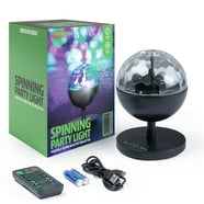 Brightside Cosmo LED Projector, Multicolor Rotating Lights, USB/Battery ...
