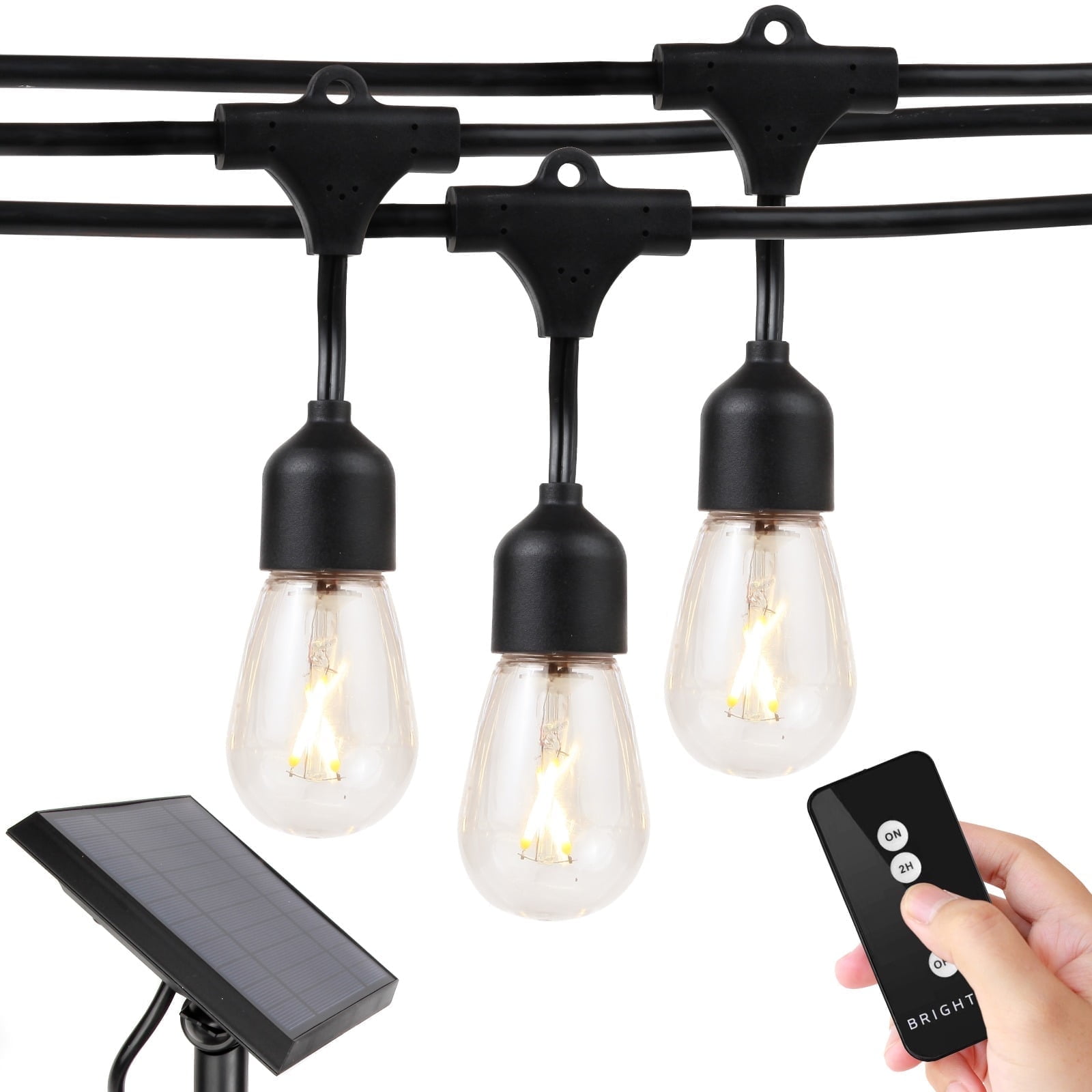 Brightech Ambience Pro - Solar LED String Lights, Commercial Grade ...