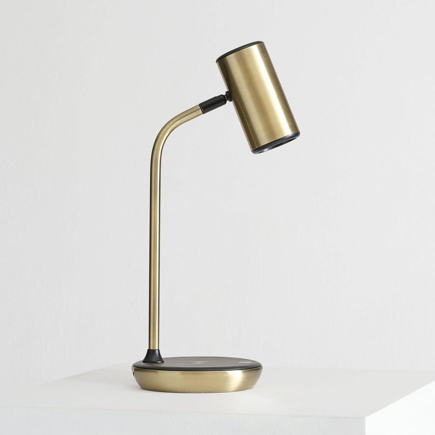 Brightech Ezra Office Desk Lamp – Wireless Charging Pad and Color ...