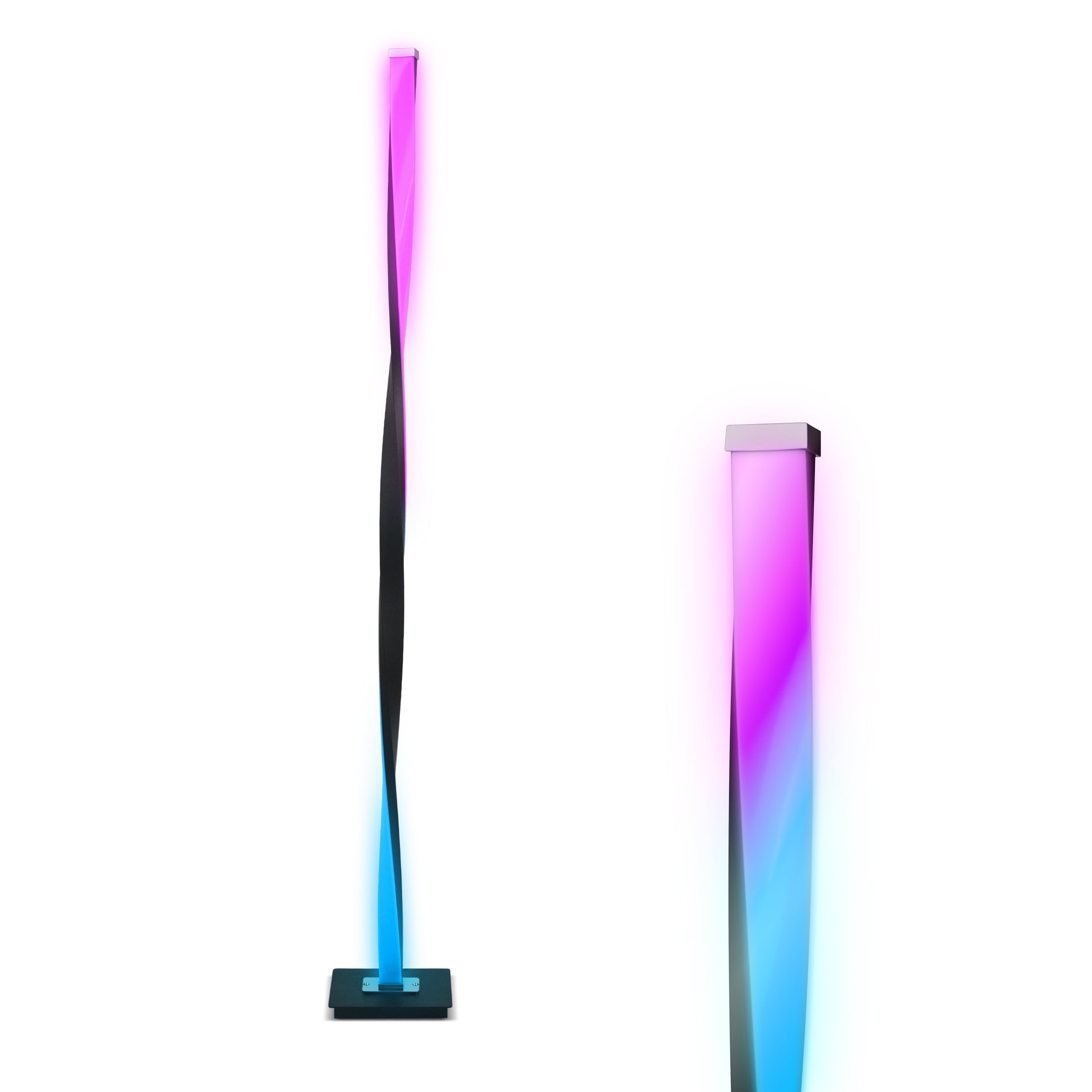 Brightech Helix RGB Color Changing LED Floor Lamp, Minimalistic, Modern ...