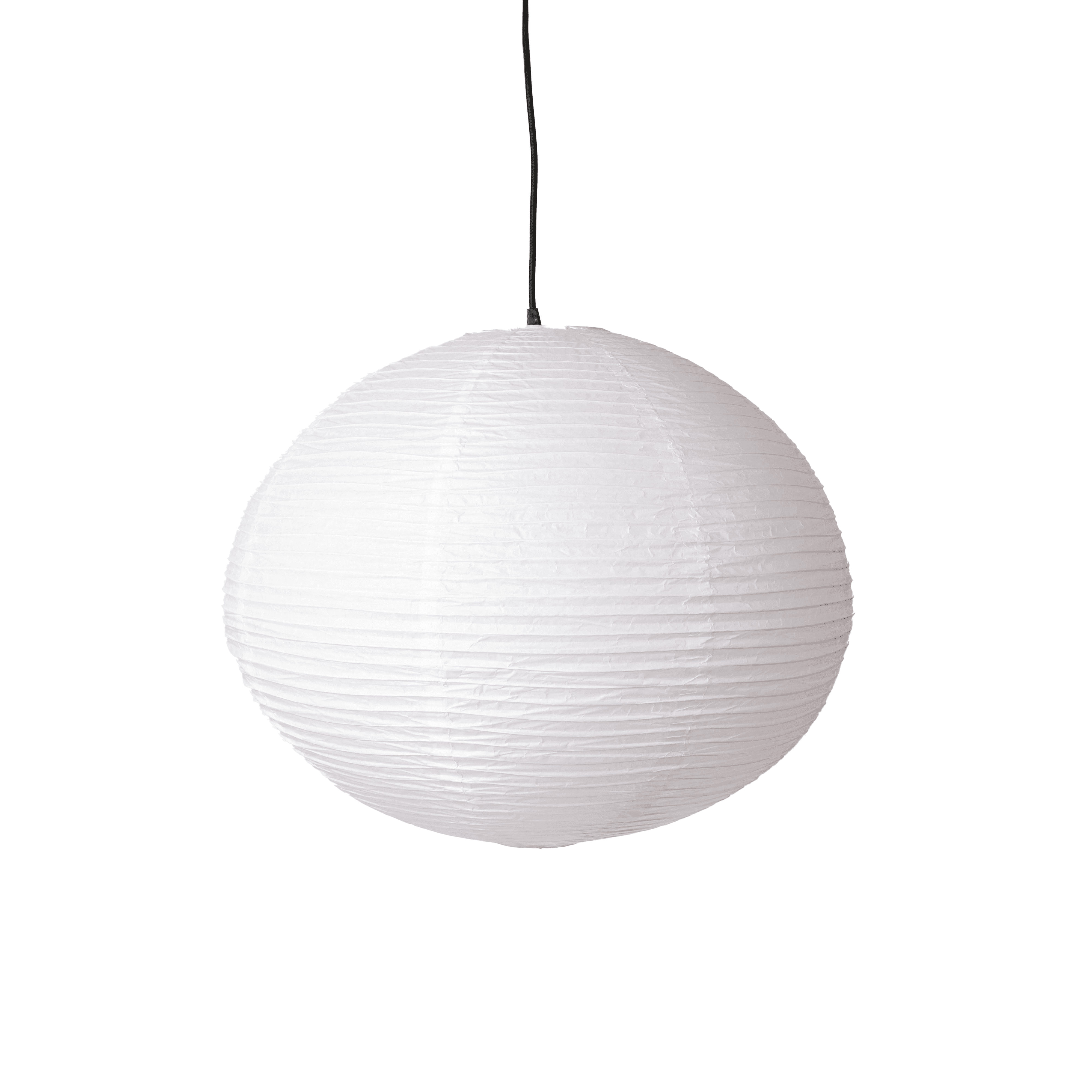 Brightech Jupiter LED Pendant Lamp - Japanese-Inspired Round Rice Paper ...