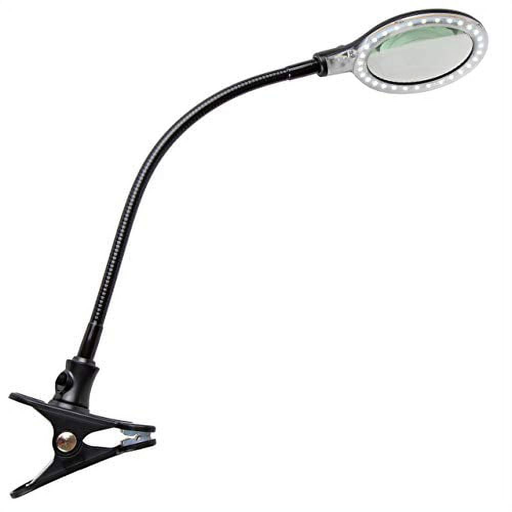 Brightech LightView Flex Magnifying LED Desk Lamp with Flexible Stand ...