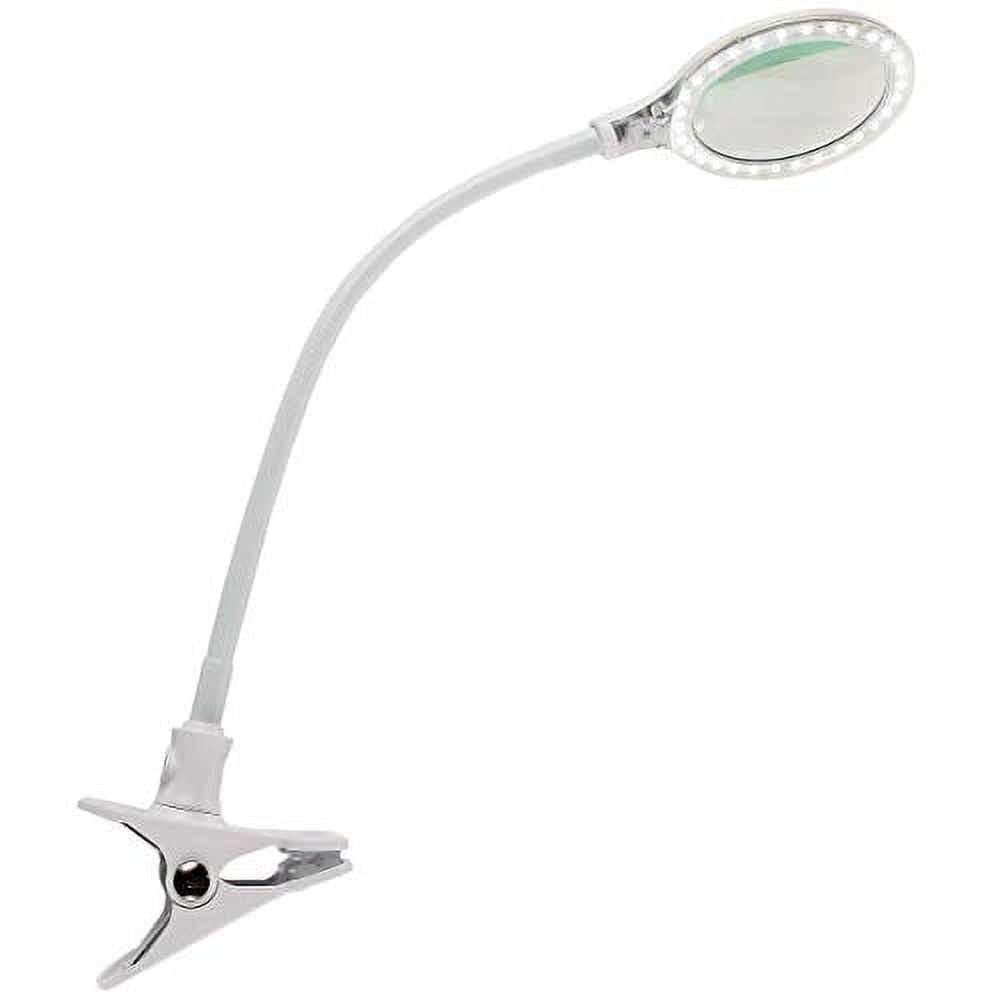 Brightech LightView Flex SuperBright LED Magnifier Lamp with Clamp ...