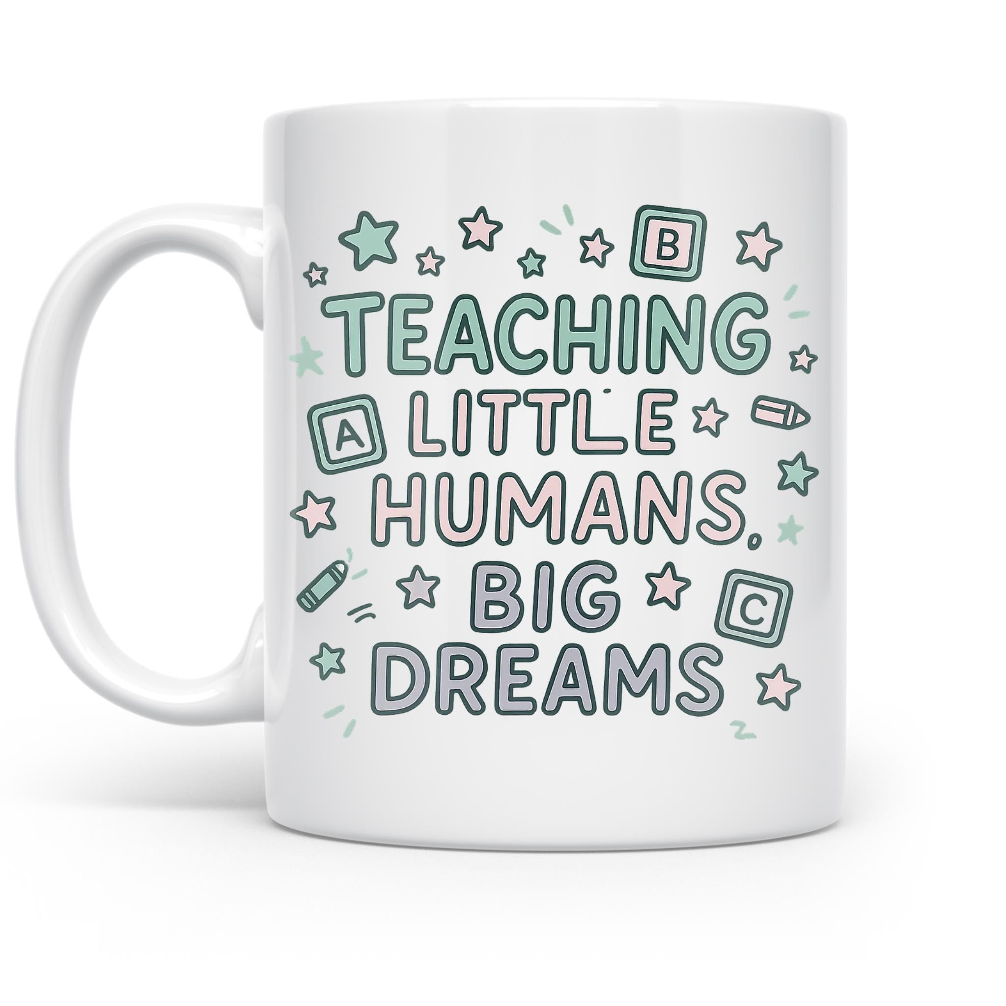 Preschool Teachers 11 oz Coffee Mug - Brighten Classroom Mornings White ...