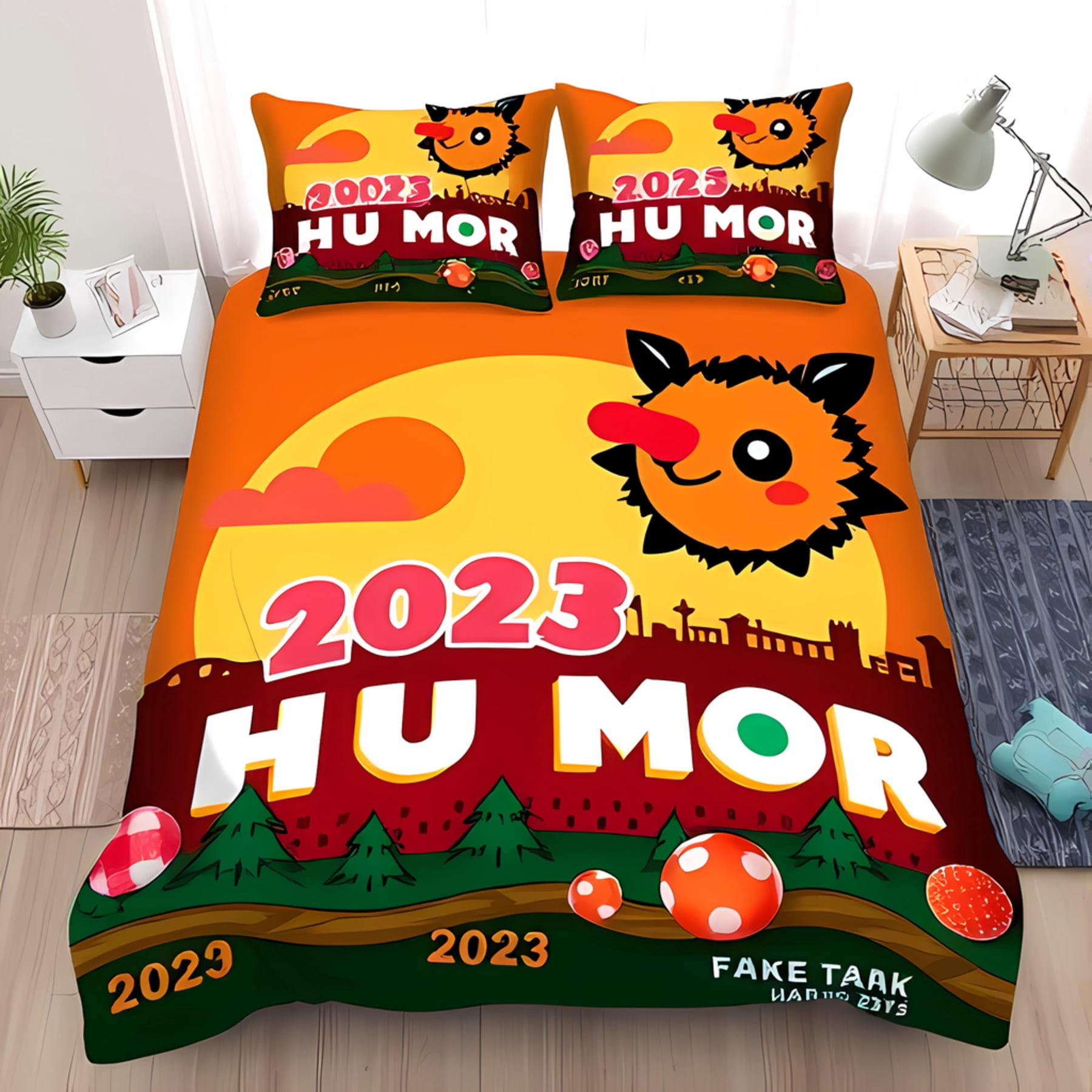 Brighten Your Bedroom with the 3-Piece Duvet Cover Set - Fun ...