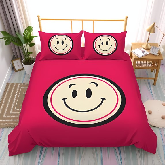 Brighten Your Space with Our 3-Piece Pink Duvet Cover Set - Fun ...
