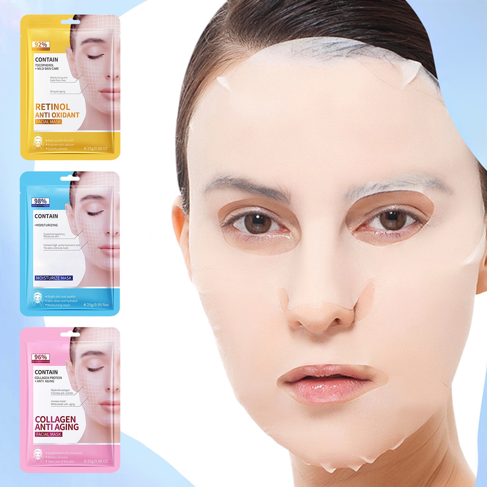 Brightening Collagen Wrapping Peel Off Mask,moisturizing Night Sleep ...