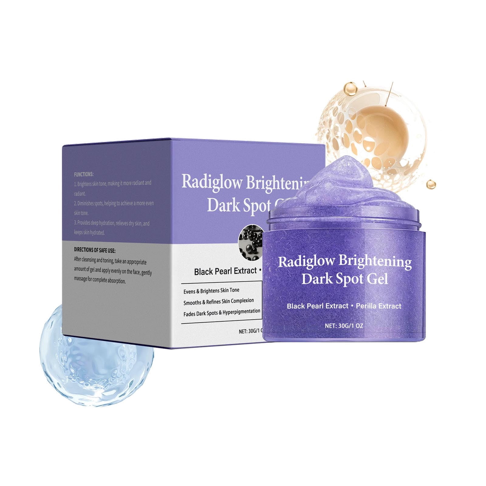 Brightening Dark Spot Correcting Gel with Pearl & Perilla Extract - 30g ...