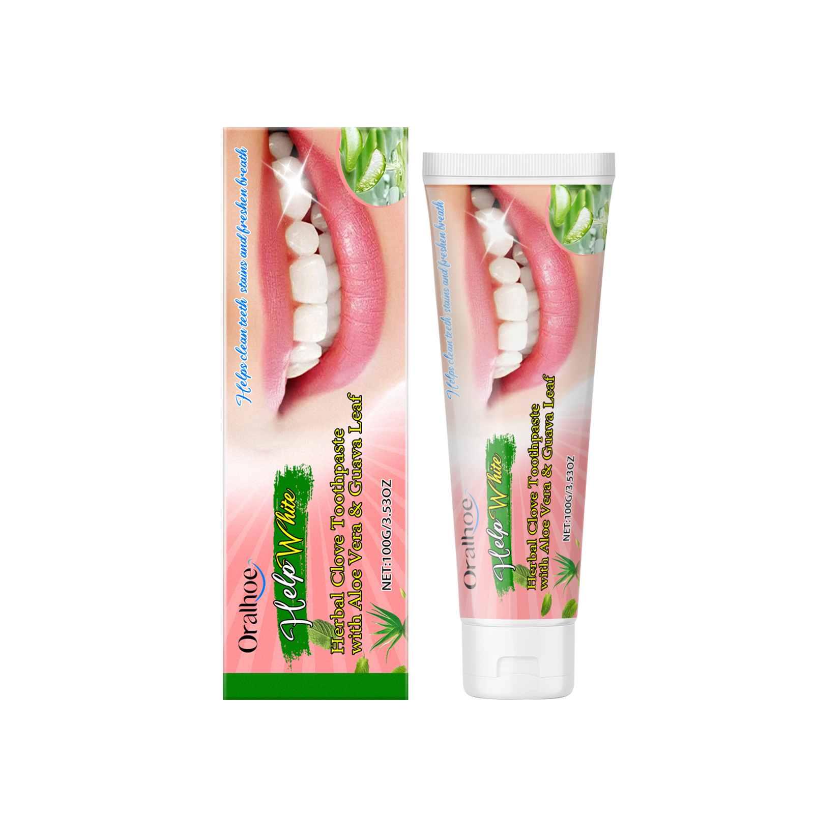 Brightening Fresh Breath Toothpaste Cleaning Care Teeth Brightening ...