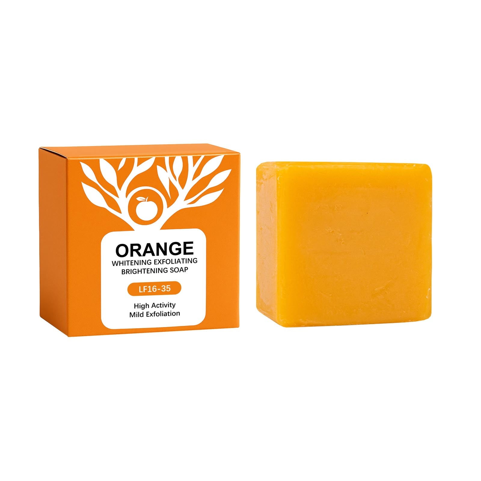 Brightening Orange Exfoliating Bar – Helps Reduce Dark Spots, Smooths ...