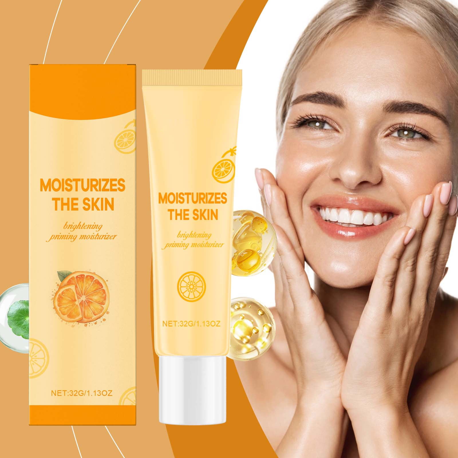 Brightening Priming Moisturizer - Hydrating Face Cream with Tone ...