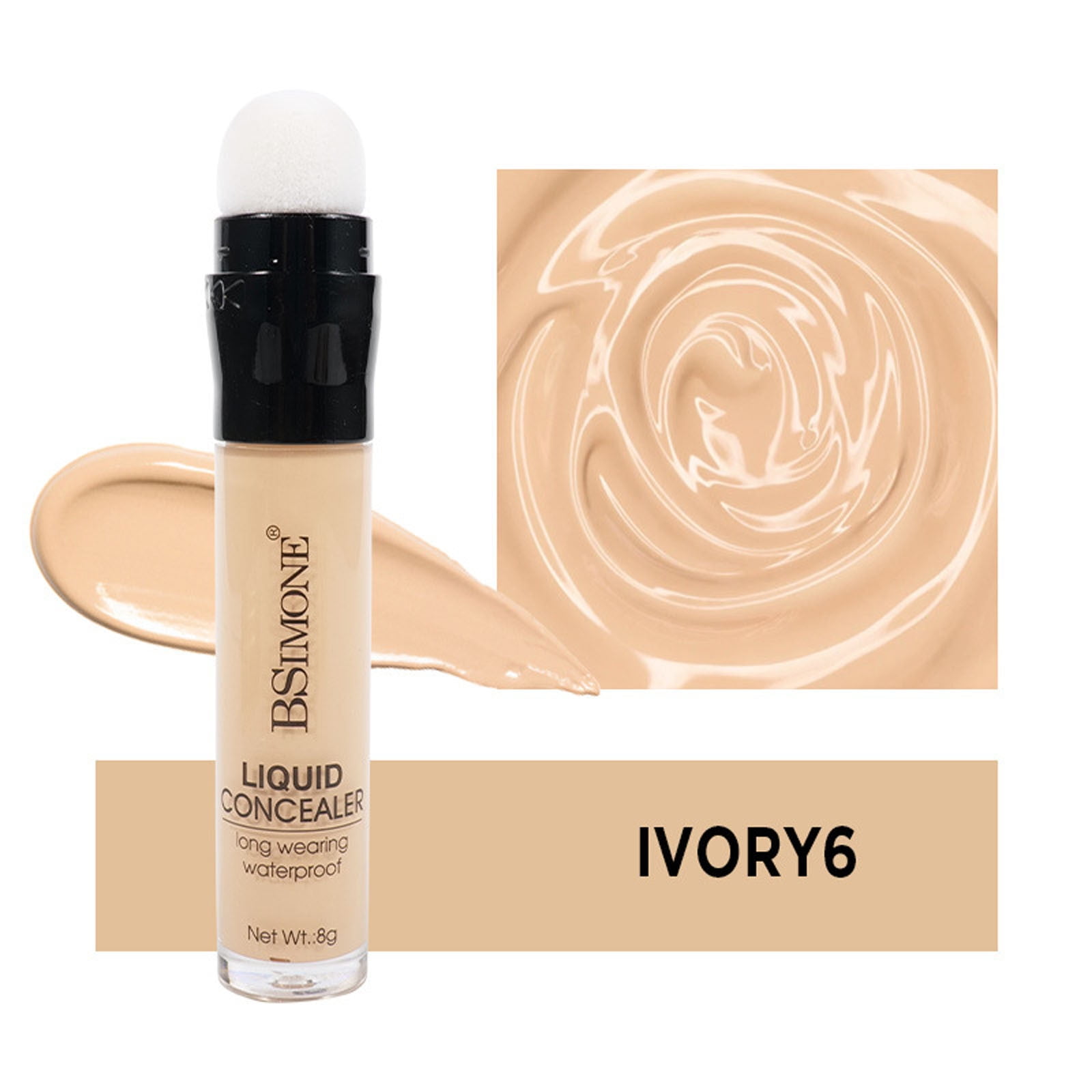 Brightening Skin, Waterproof, and Oil-control Liquid Foundation BEIGE6 ...